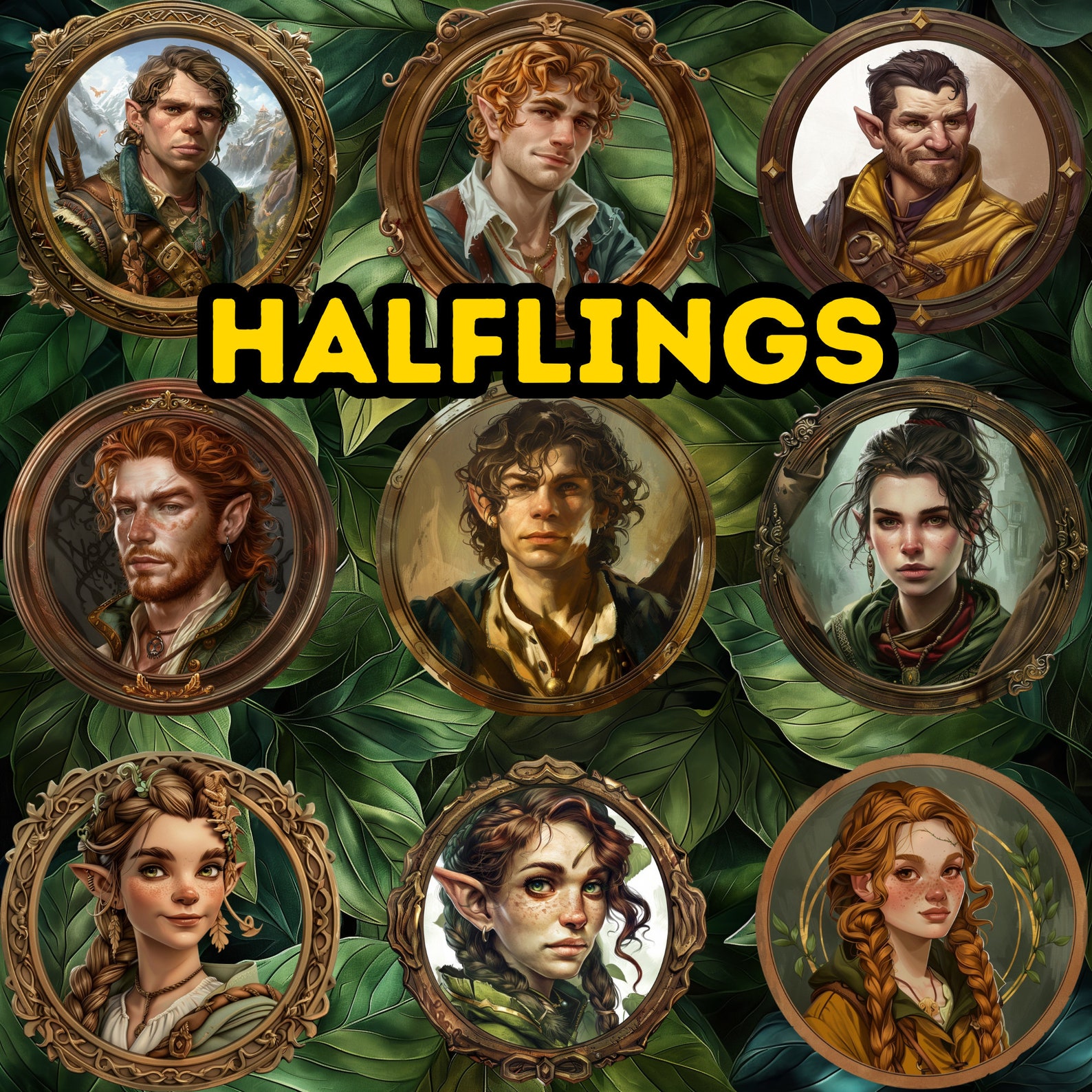 1000+ Character Dnd Token Bundle Pack, All Race Class and Gender, DND ...