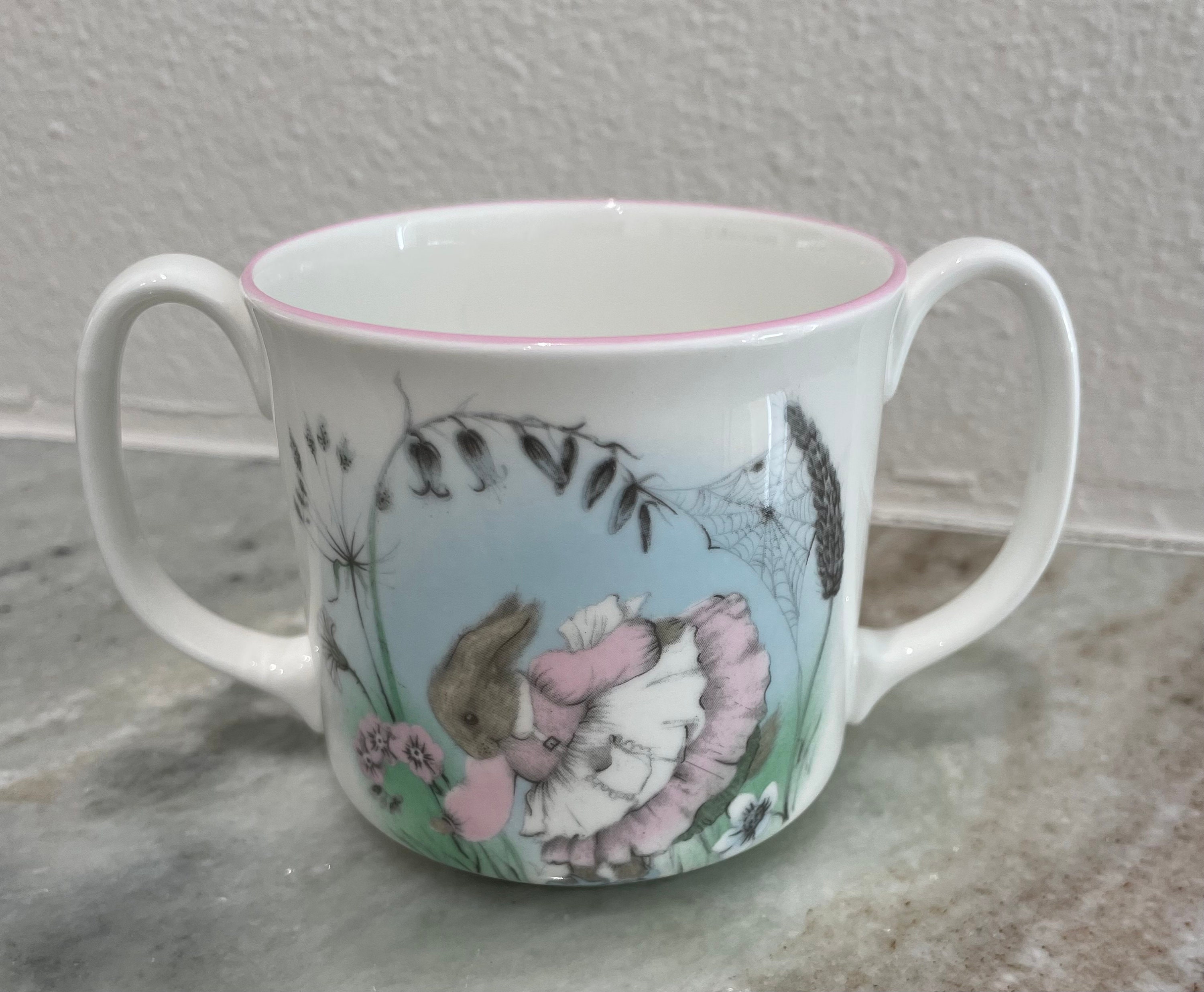 Elizabethan Mrs. Rabbit Vintage Matching Cup & Bowl Childs Set - Etsy