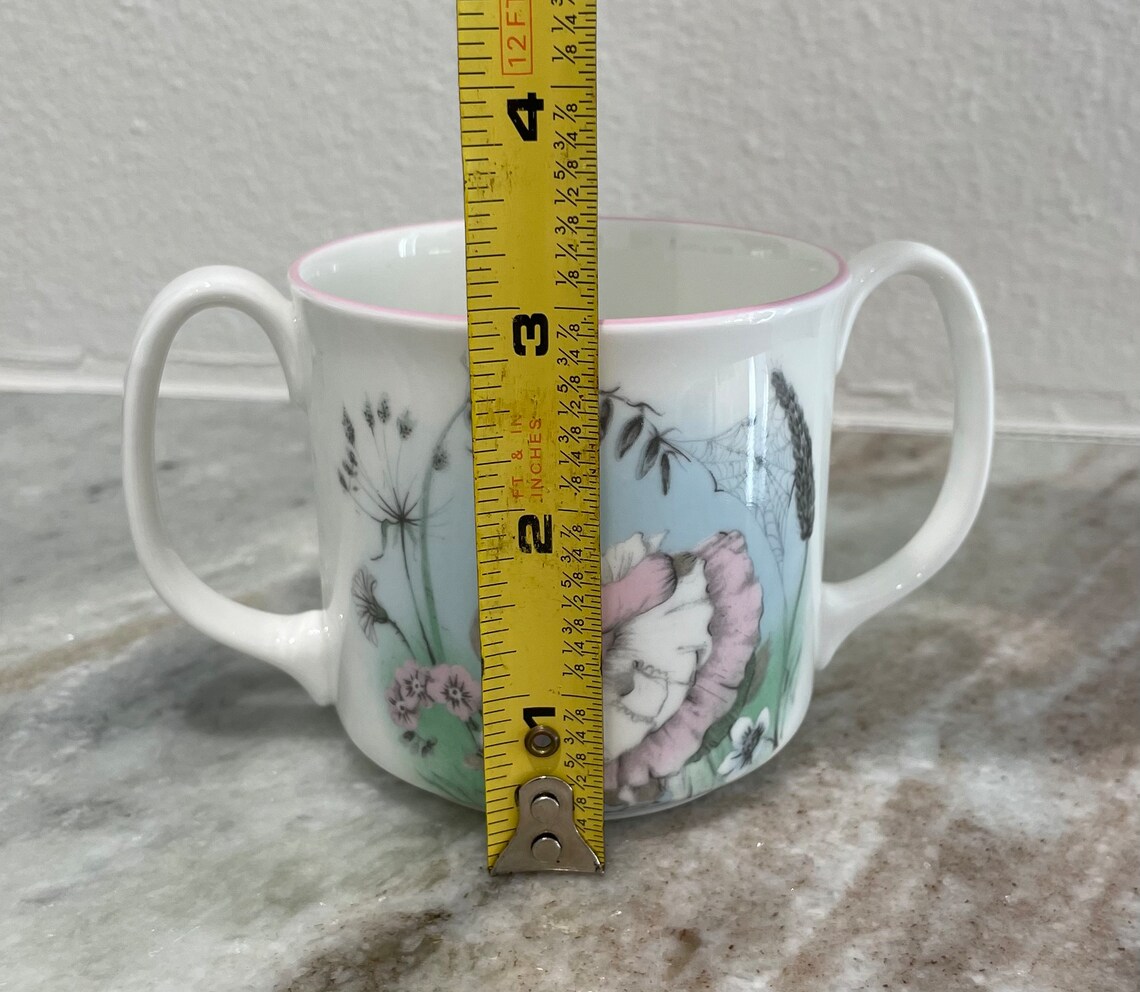 Elizabethan Mrs. Rabbit Vintage Matching Cup & Bowl Childs Set - Etsy