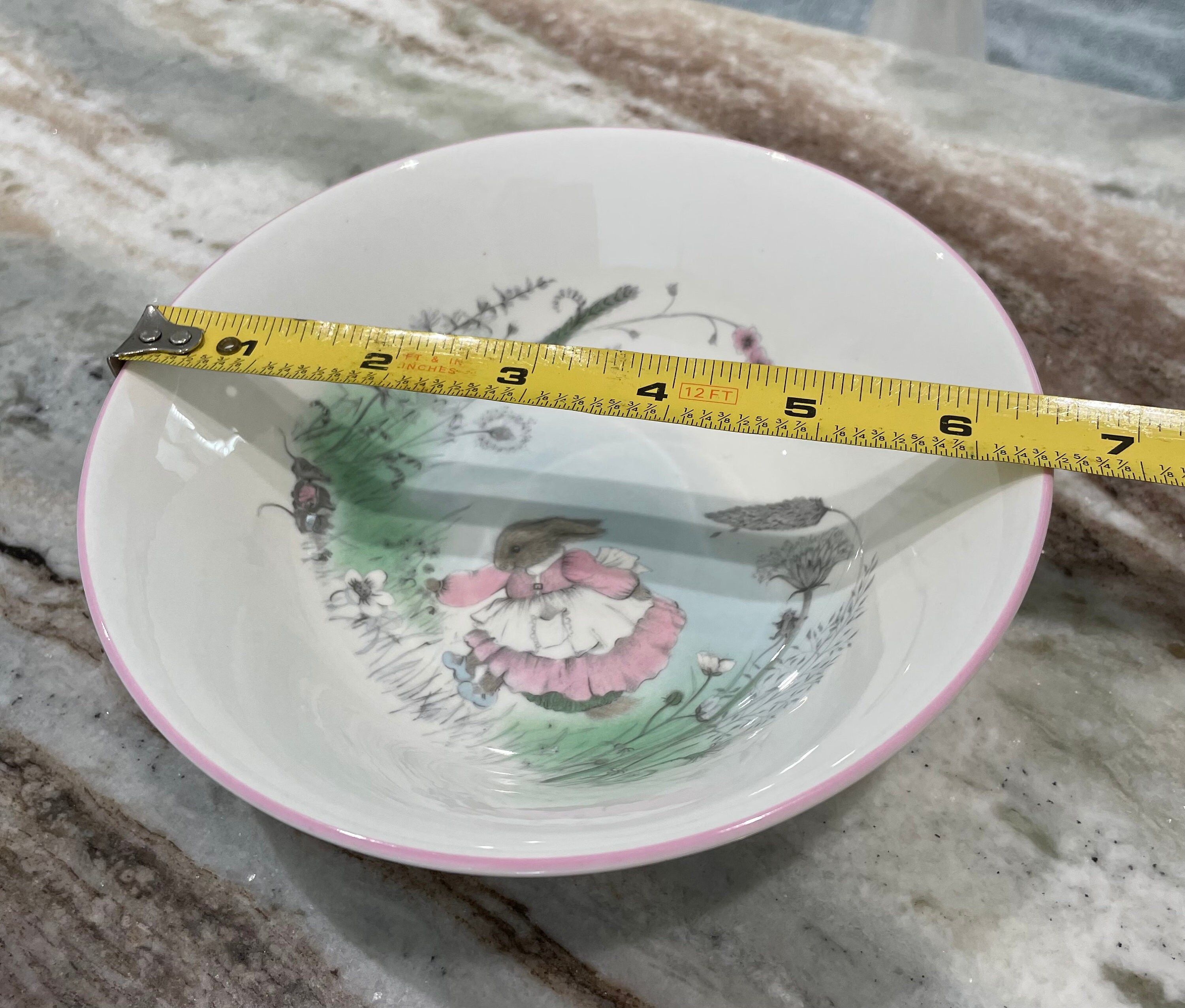 Elizabethan Mrs. Rabbit Vintage Matching Cup & Bowl Childs Set - Etsy