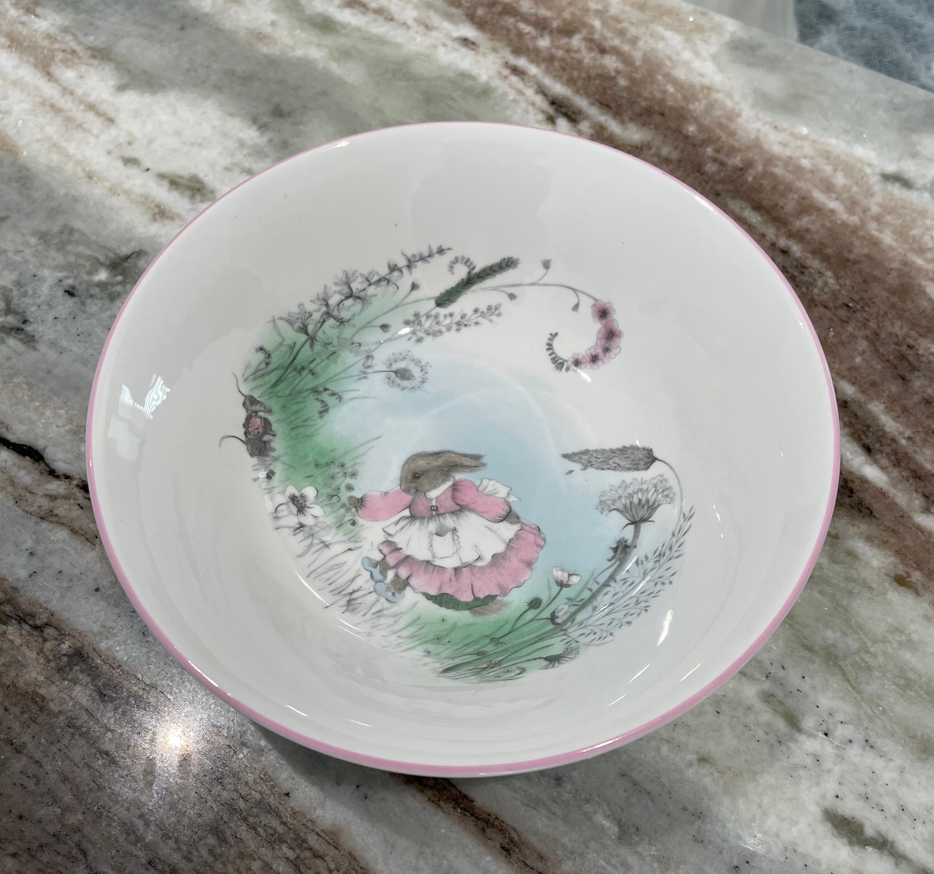 Elizabethan Mrs. Rabbit Vintage Matching Cup & Bowl Childs Set - Etsy