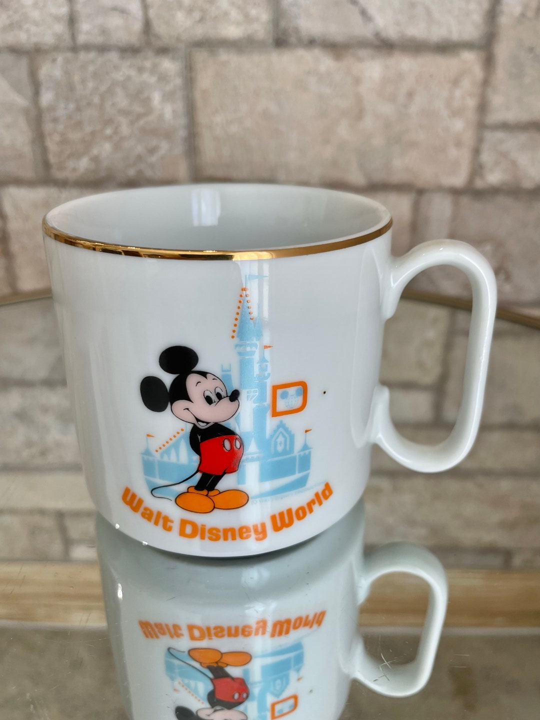 Mickey Mouse Coffee Cup/mug Disney Souvenir Vintage 1970's - Etsy