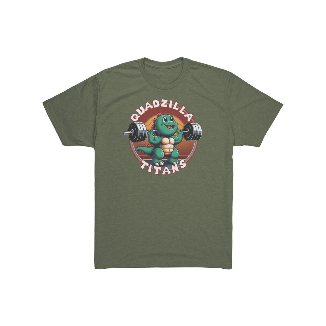 Quadzilla Titans Crossfit Lifting Workout Triblend Shirt - Etsy