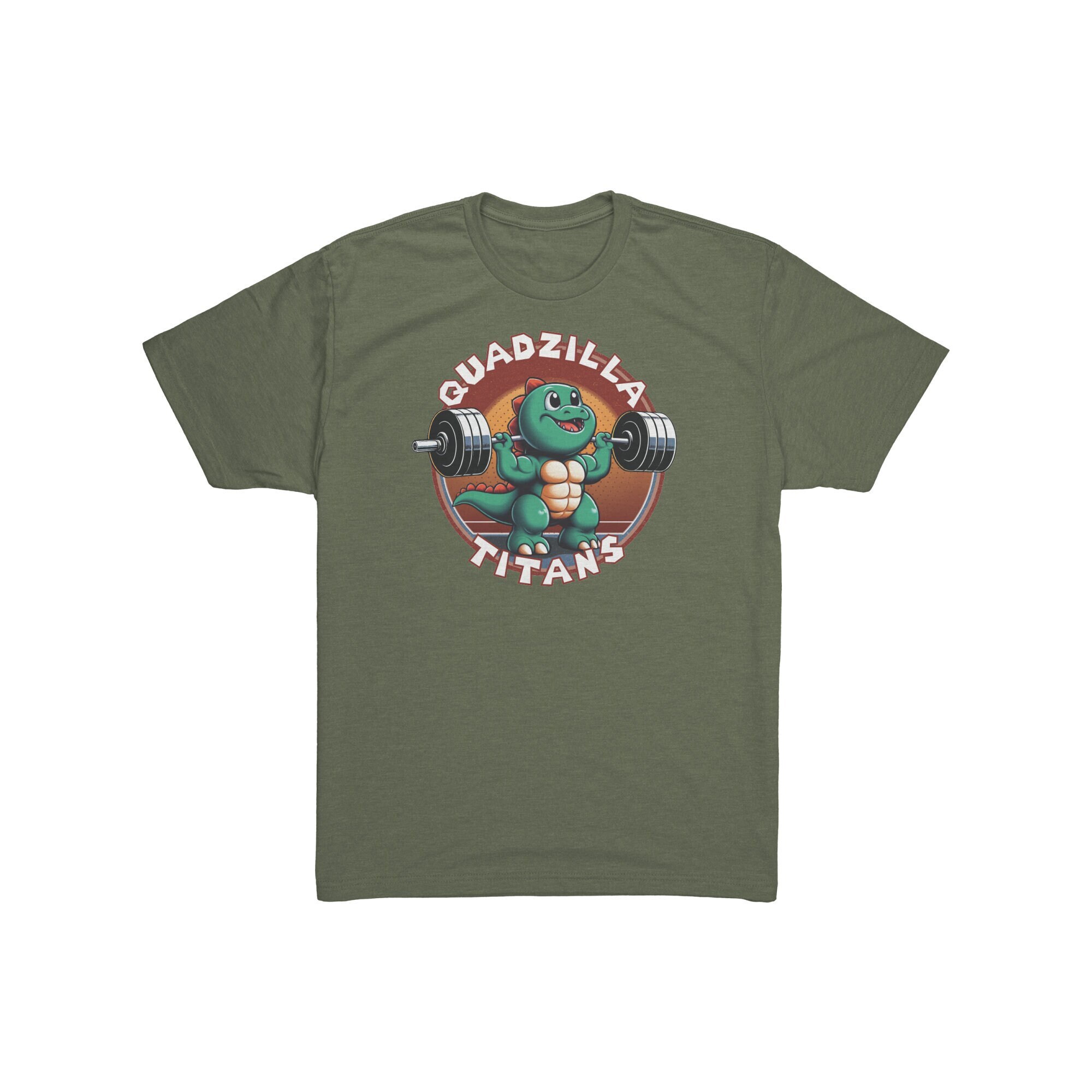 Quadzilla Titans Crossfit Lifting Workout Triblend Shirt - Etsy