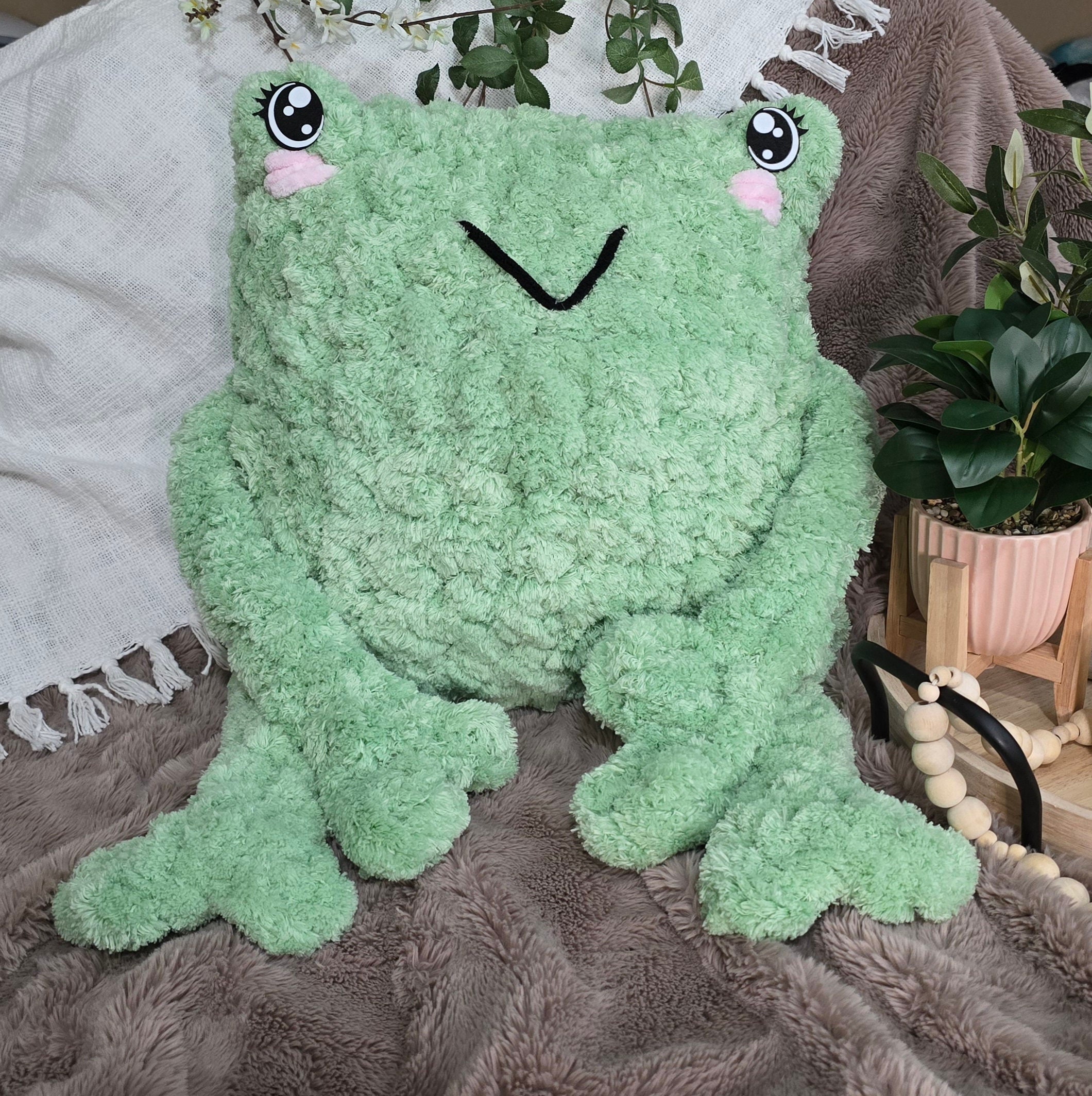 GIANT Crochet Leggy Frog Plushie - Etsy