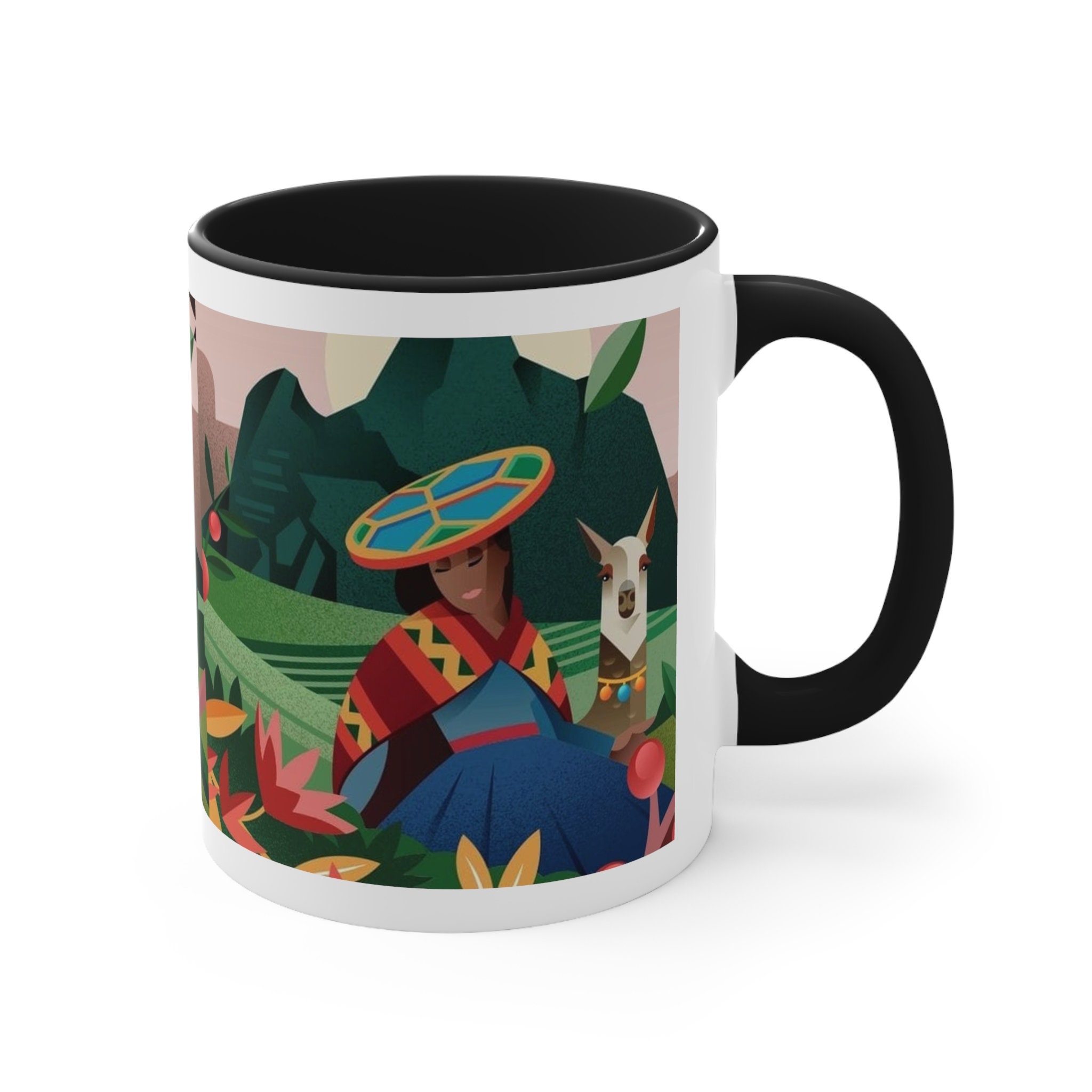 Peru Mug Peruvian Handcraft Peru Art 11oz - Etsy