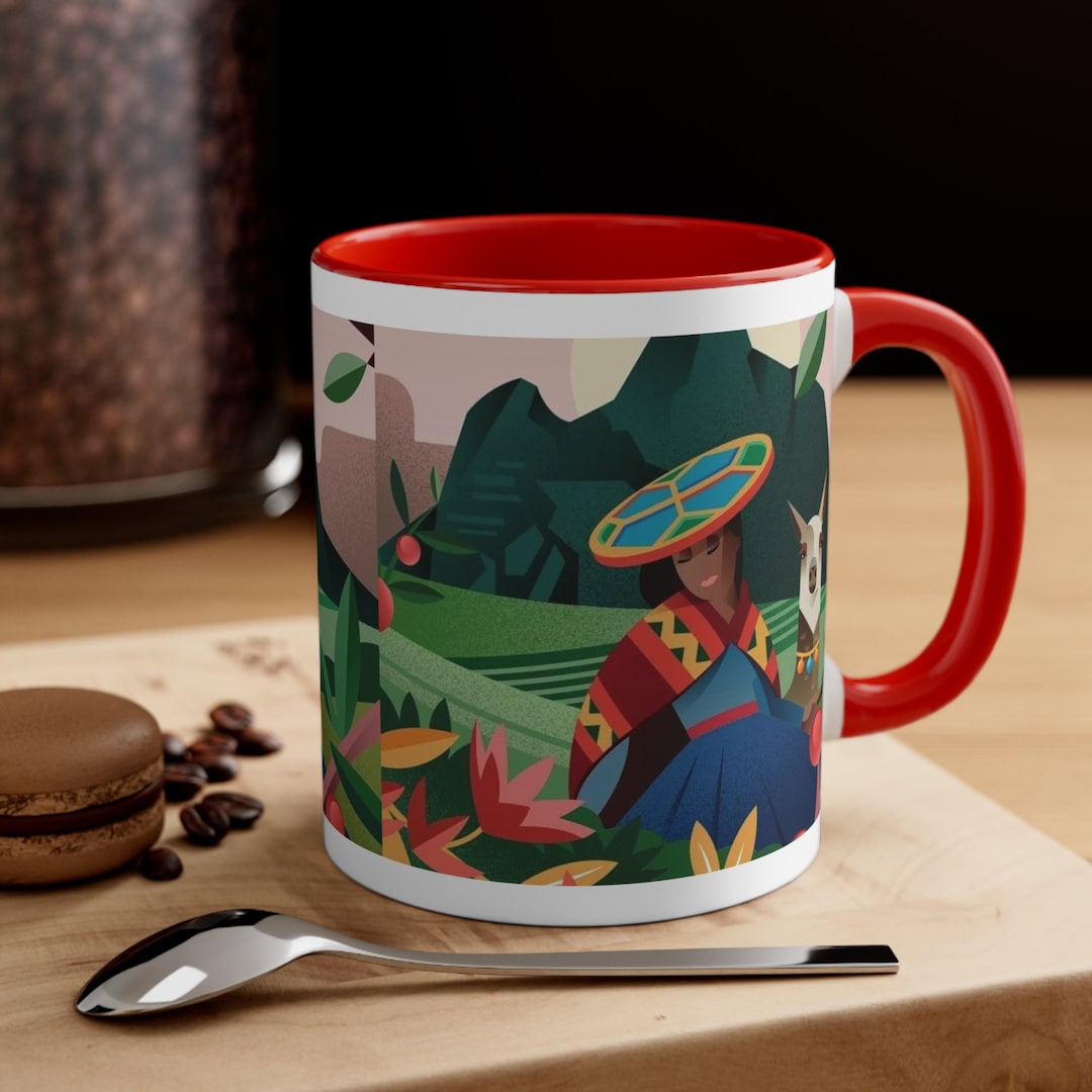 Peru Mug Peruvian Handcraft Peru Art 11oz - Etsy