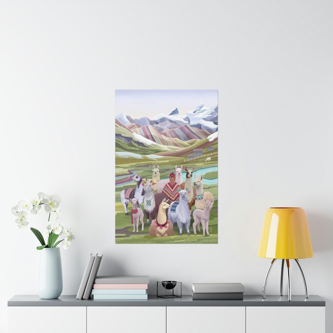 Peru Art Matte Vertical Posters Peru Wallart - Etsy