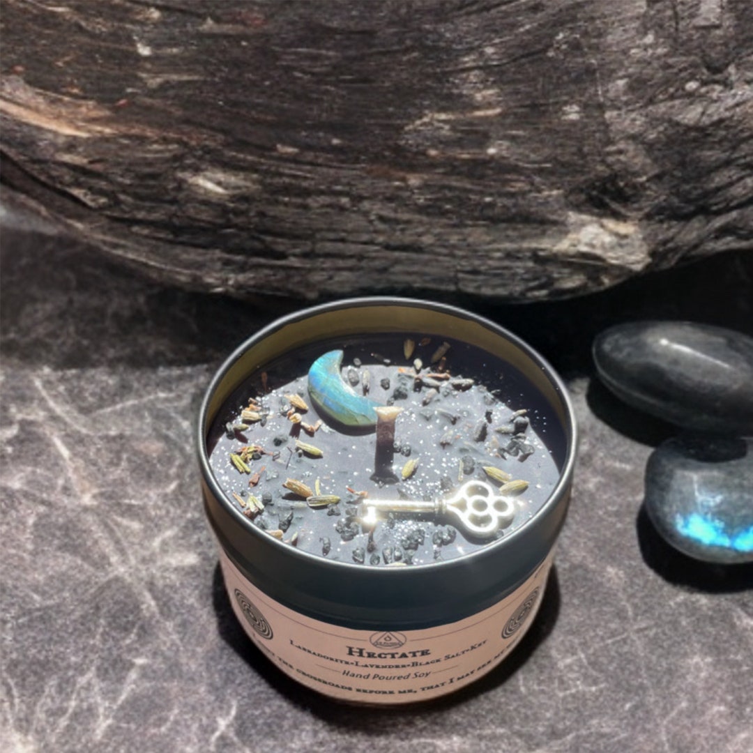 HECATE CANDLE, 4oz Goddess Hecate Intention Candle, Hekate Candle ...