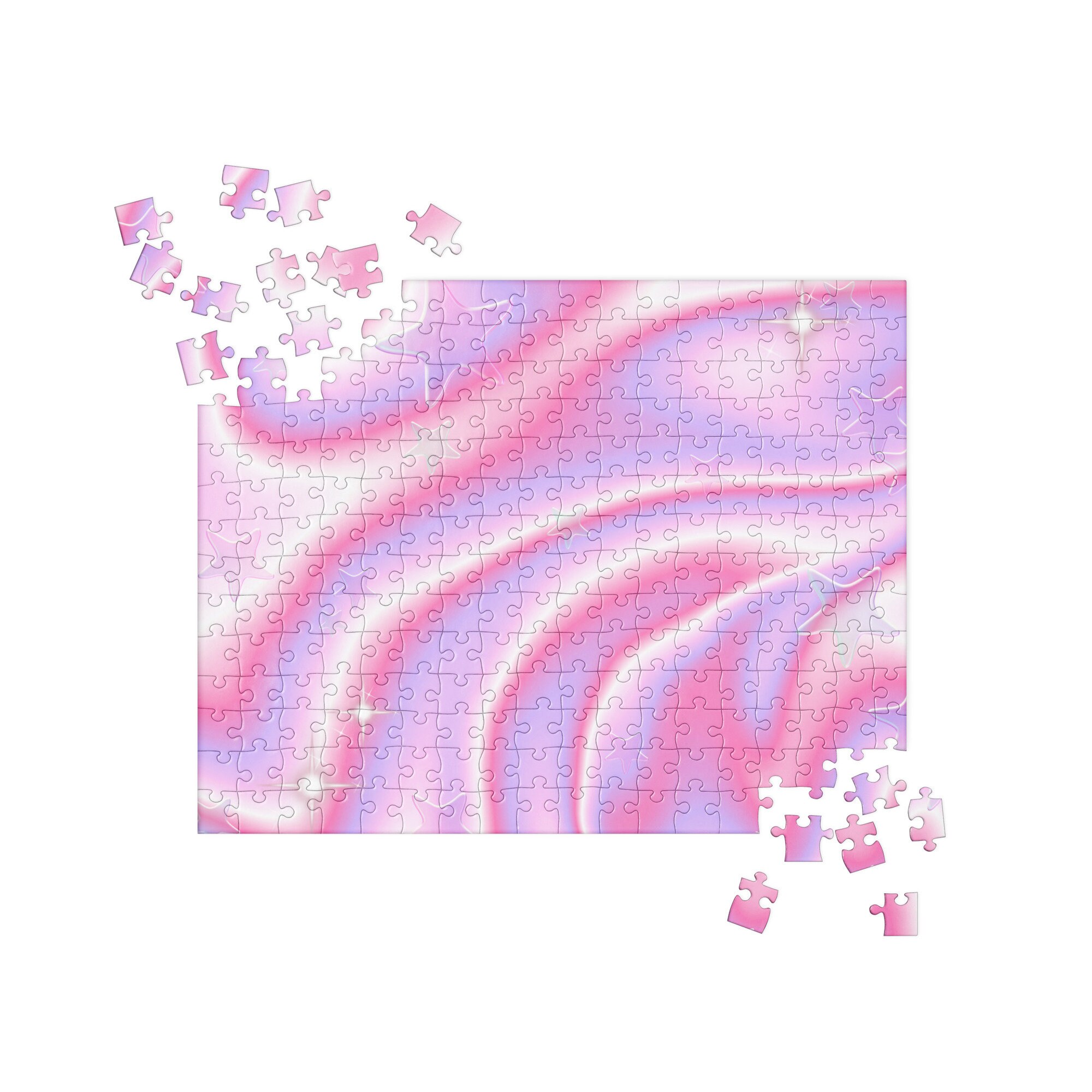 Starbursts Pastel Puzzle 252 / 520 Pieces - Etsy