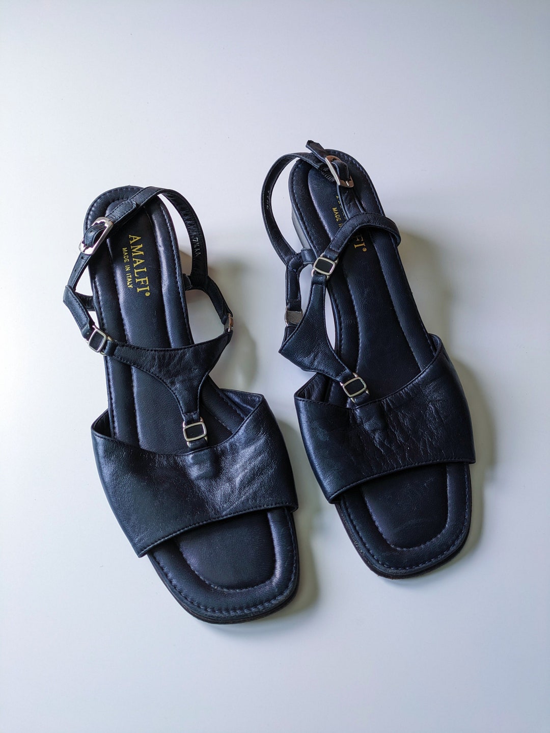 Amalfi by Rangoni | Leather Sandals | US 7,5 EU 38 | AA Width Narrow ...