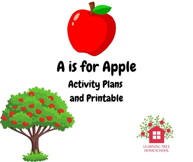 A is for Apple Activity Plans and Printables. - Etsy