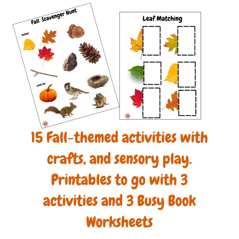 Fall Activities and Printables - Etsy