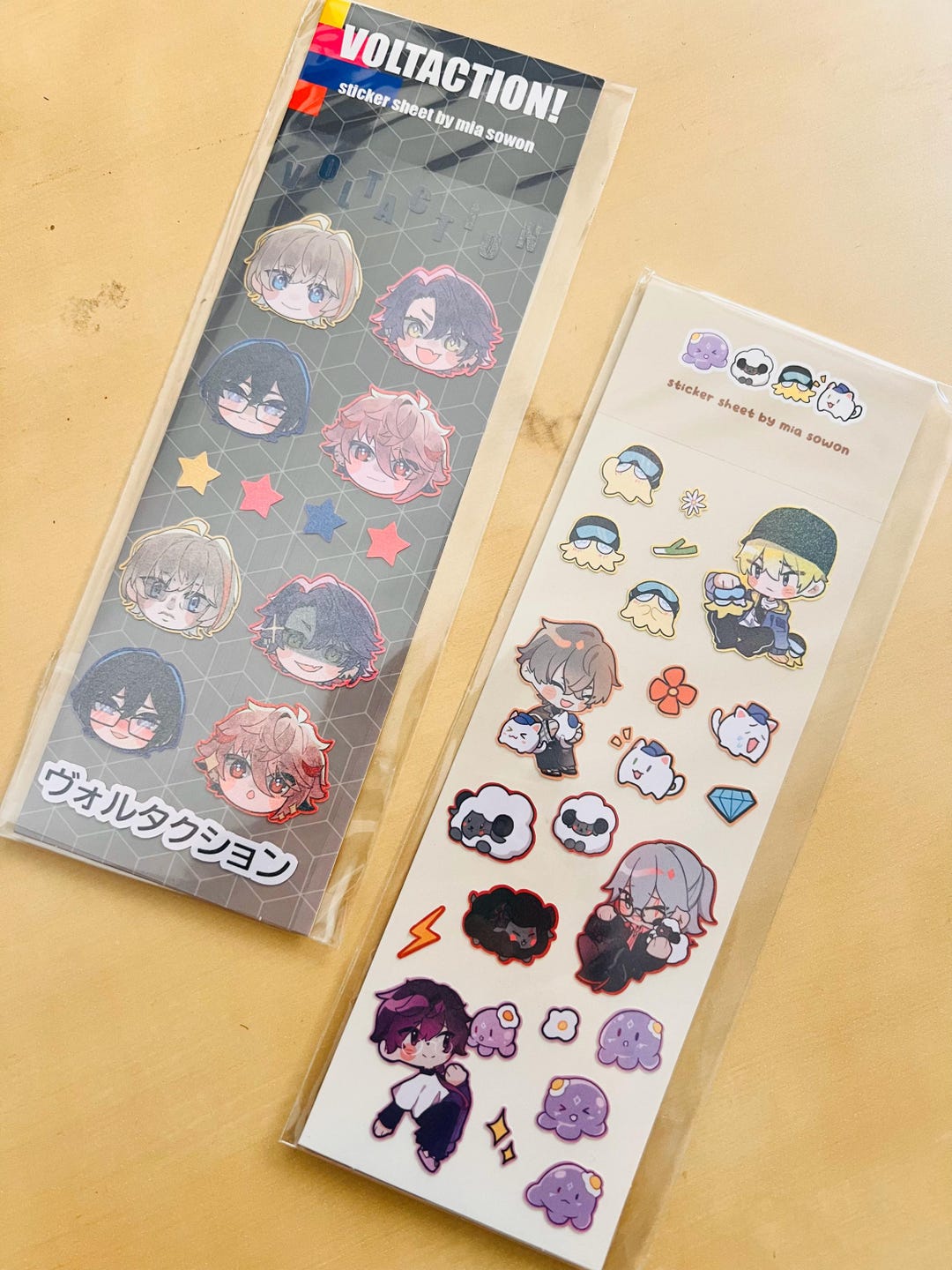 NIJISANJI Holo Sticker Sheets - Etsy