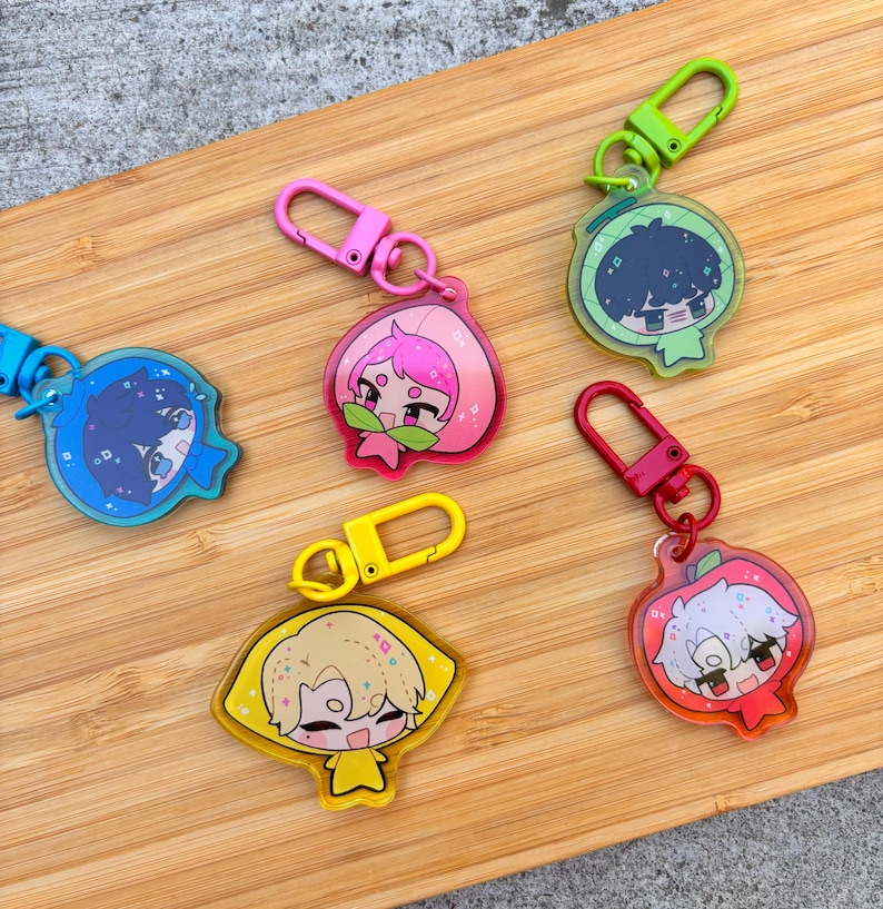 PLAVE Fruit Acrylic Charms - Etsy