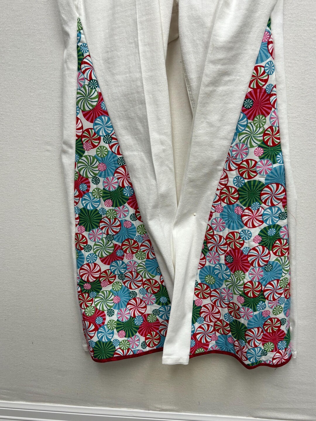Custom Christmas Quilted Flare Jeans - Etsy