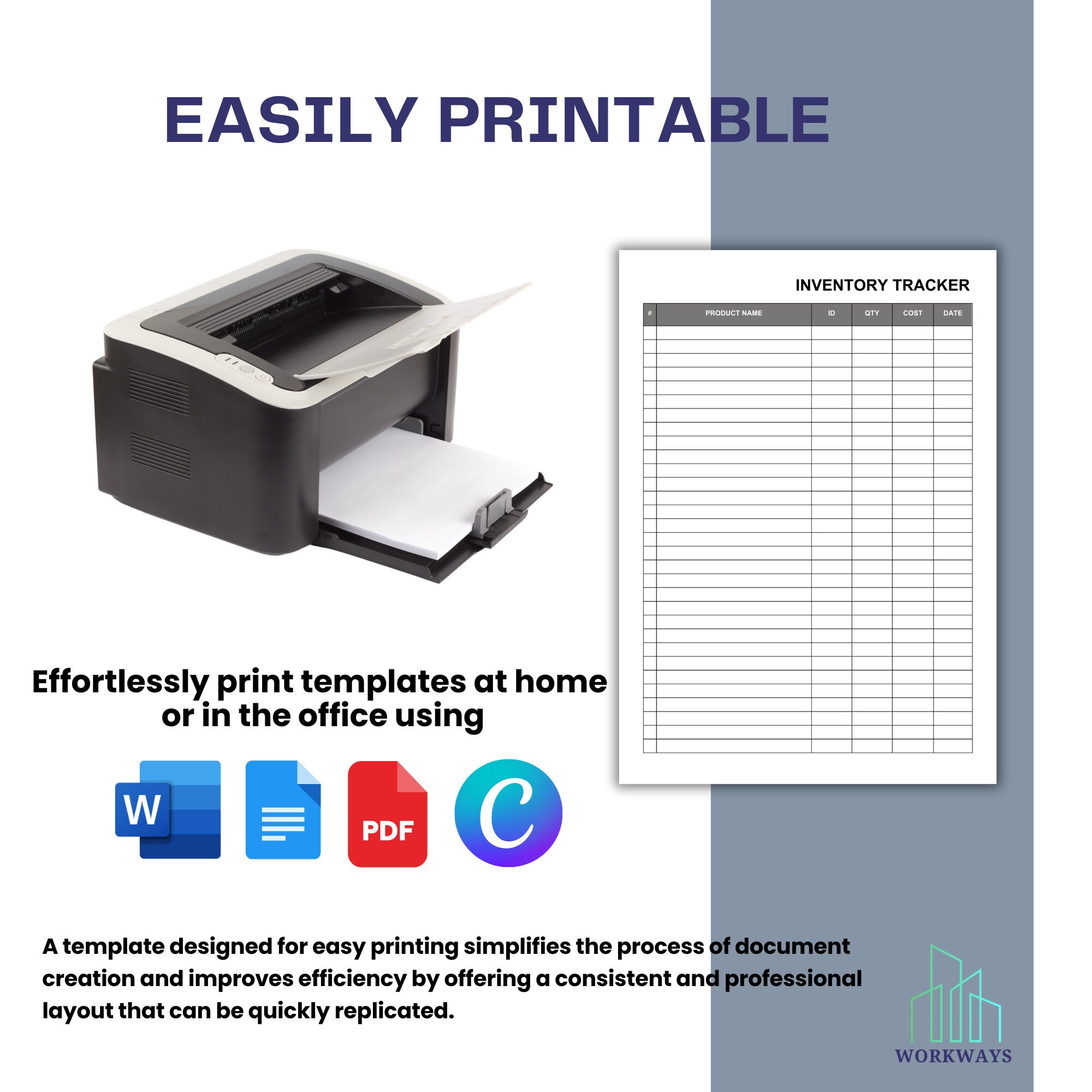 Inventory Tracker Inventory Sheet Inventory Management Editable ...
