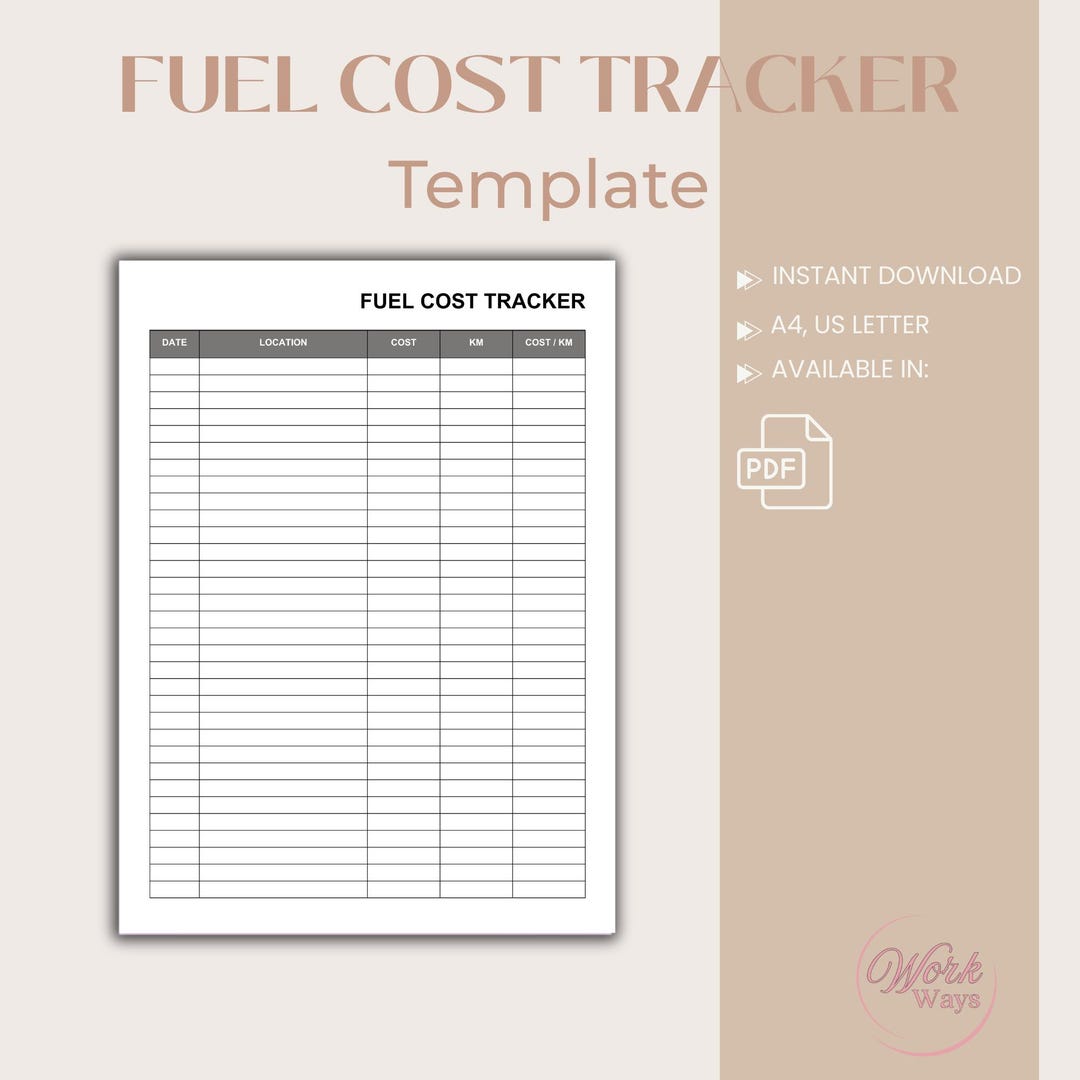 Fuel Cost Tracker | Fuel Expense Tracker | Fuel Consumption Calculator ...