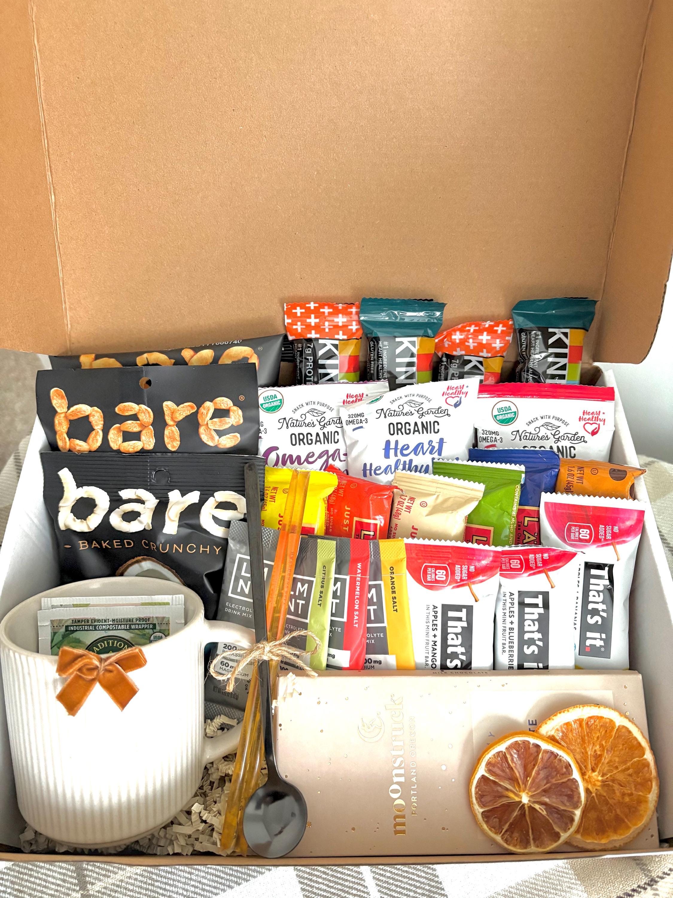 Healthy Postpartum Care Package - Natural Snacks to Fuel Mama After ...