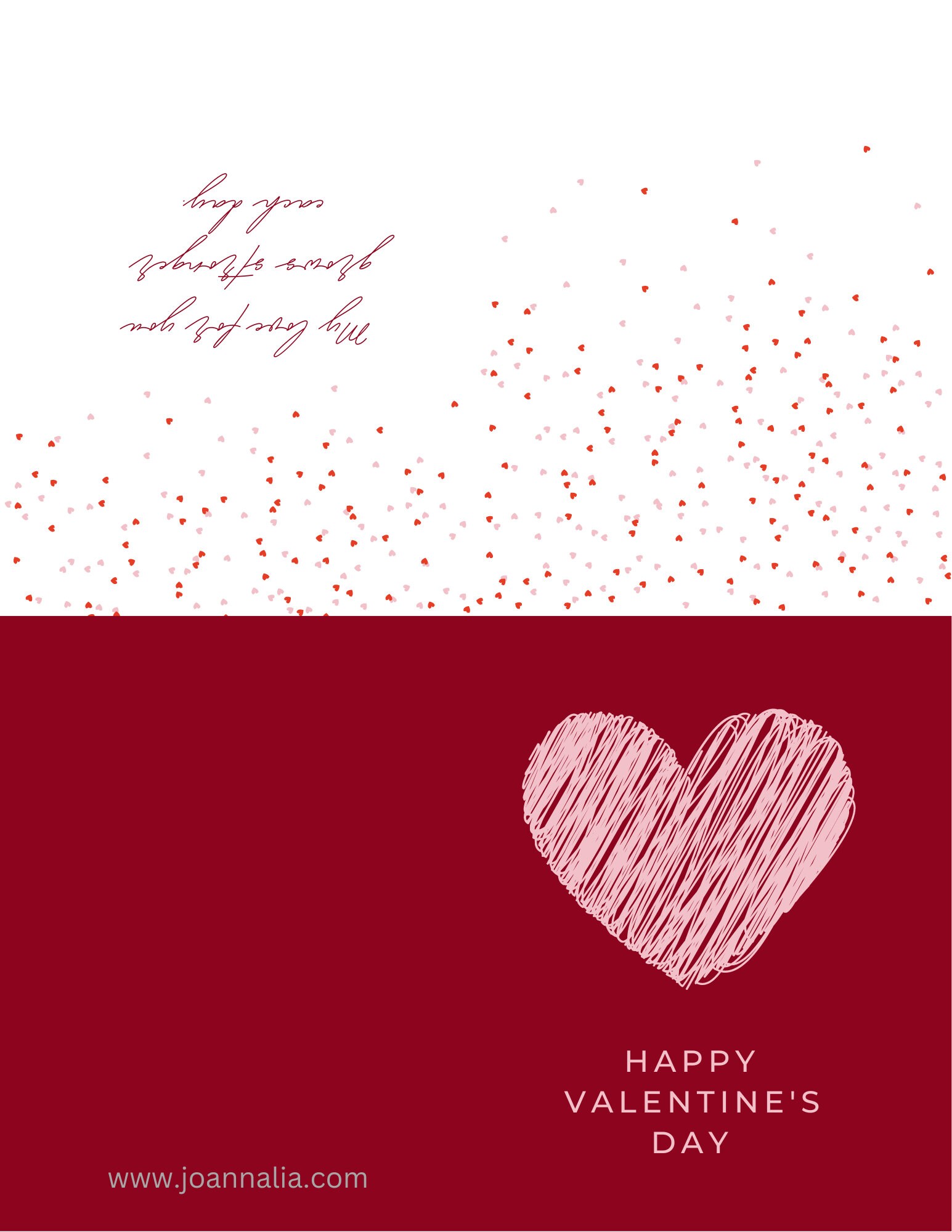 Printable PDF Valentine's Day Cards - Etsy