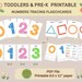 Printable Number Tracing Worksheets 1-20, Traceable Numbers, Preschool ...