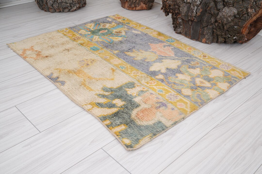 3x3 Rug,square Rug,small Rug,turkish Rug 3x3,handmade,3x3 Vintage Rug ...