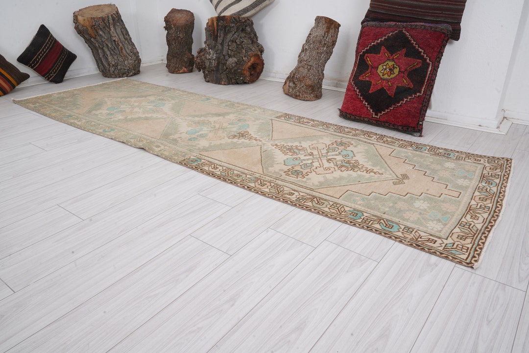 3x10 Runner,vintage Runner Rug,turkish Runner 3x10,handmade Wool Rug ...