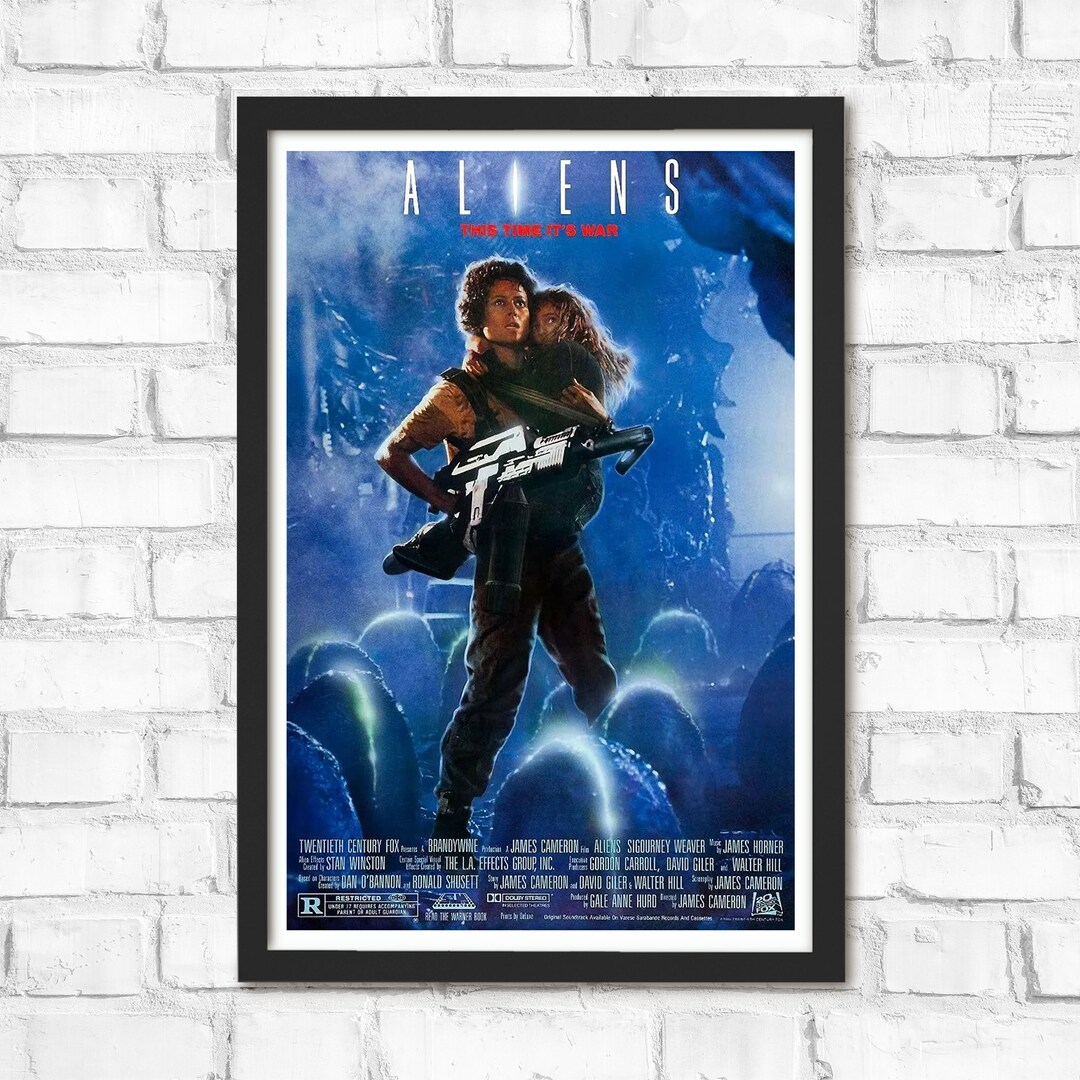 Original Aliens Poster, Movie Poster, Film Poster, Wall Art, Home Decor ...