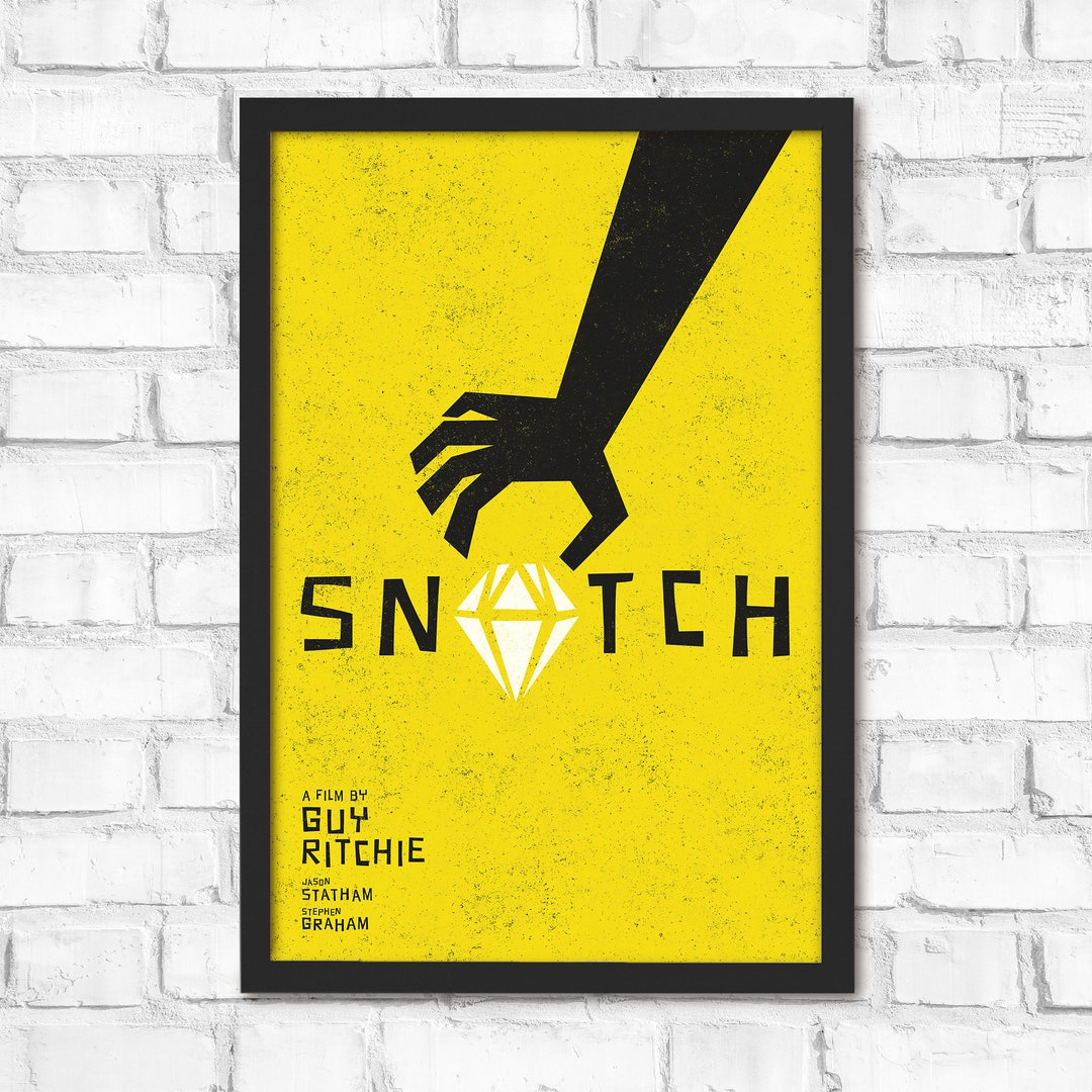 Snatch Poster, Movie Poster, Film Poster, Wall Art, Home Decor, Fan Art ...