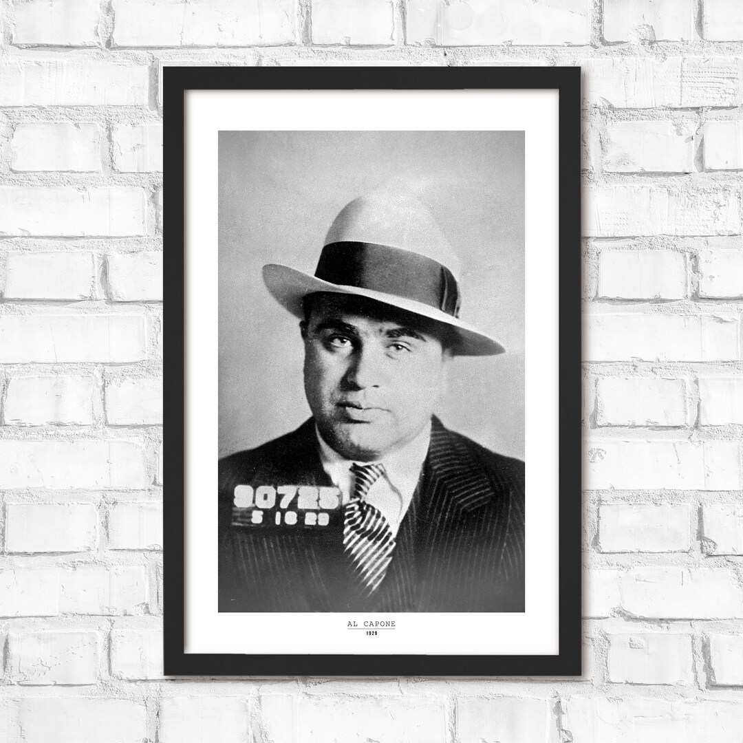 Al Capone Poster, Mugshot, Celebrity Mugshot, Famous People, Wall Art ...