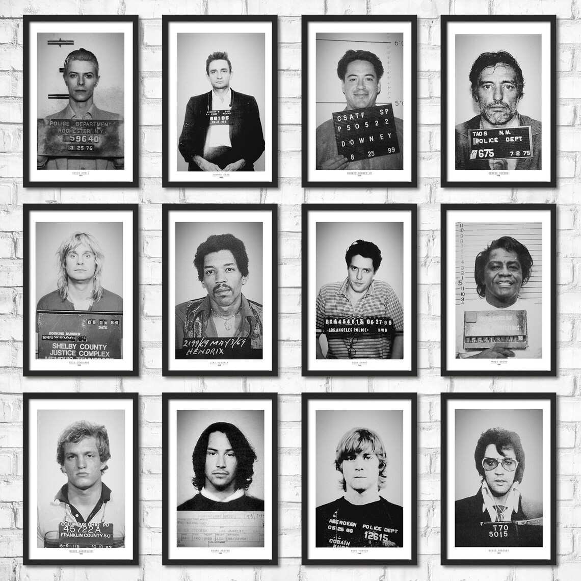 Jim Morrison Poster, Mugshot, Celebrity Mugshot, Famous People, Wall ...