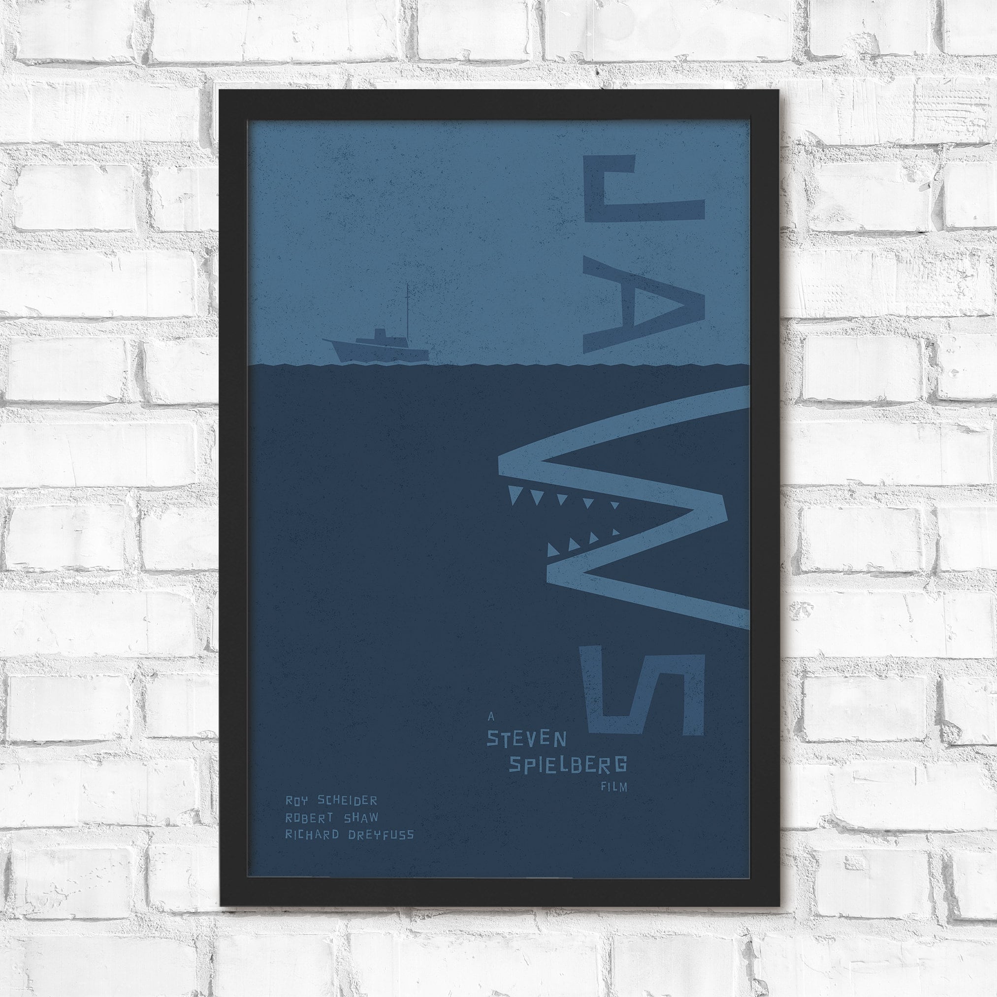 Jaws Poster, Movie Poster, Film Poster, Wall Art, Home Decor, Fan Art ...