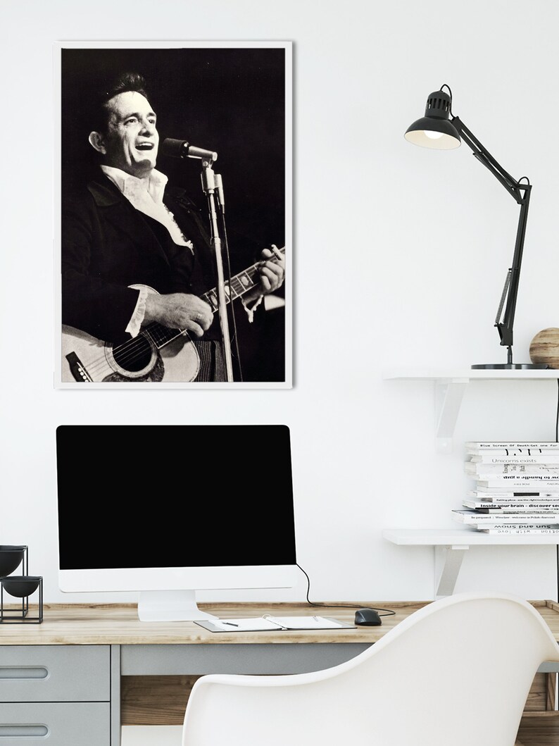 Johnny Cash Poster Music Poster Wall Art Home Decor Poster