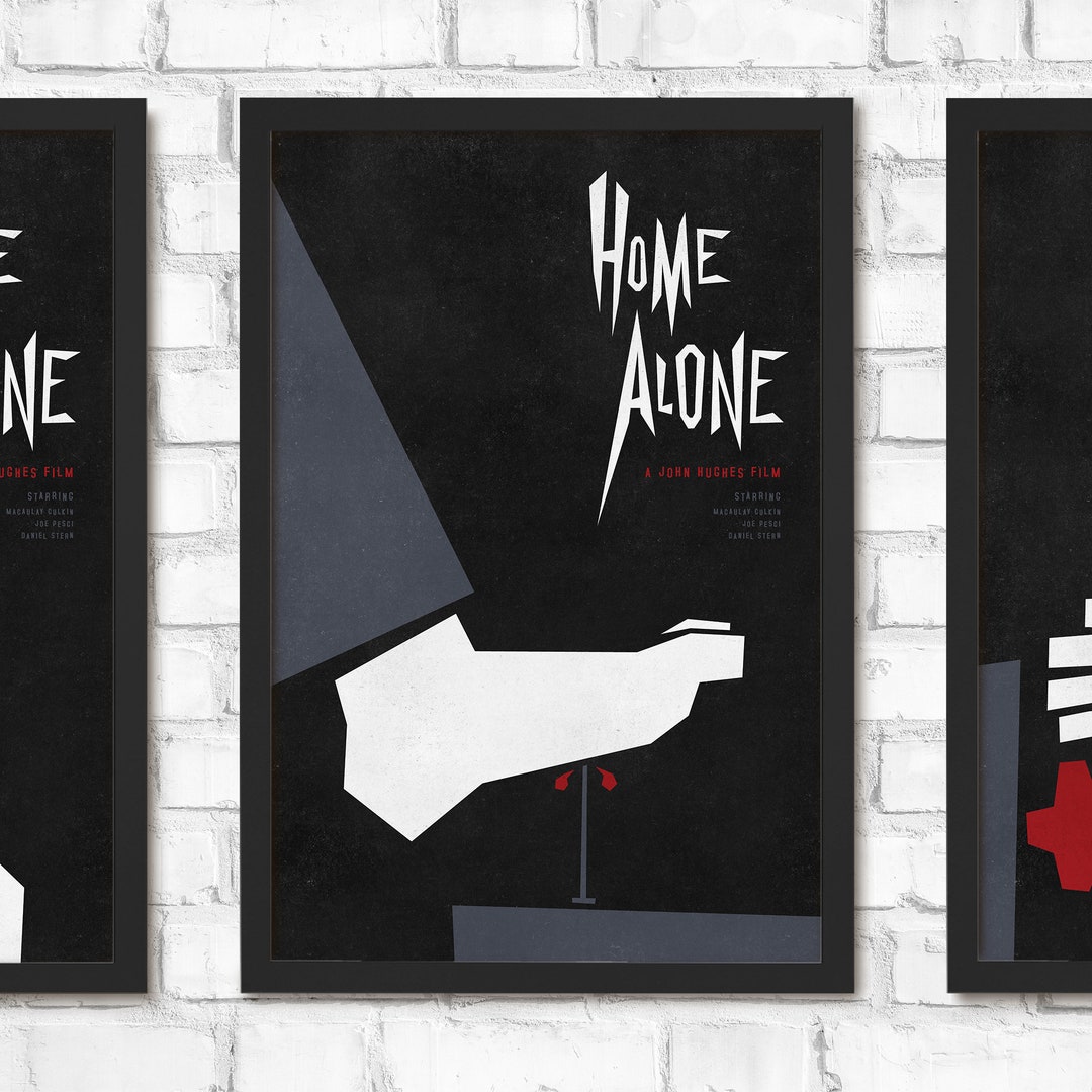Home Alone Poster, Movie Poster, Film Poster, Wall Art, Home Decor, Fan ...