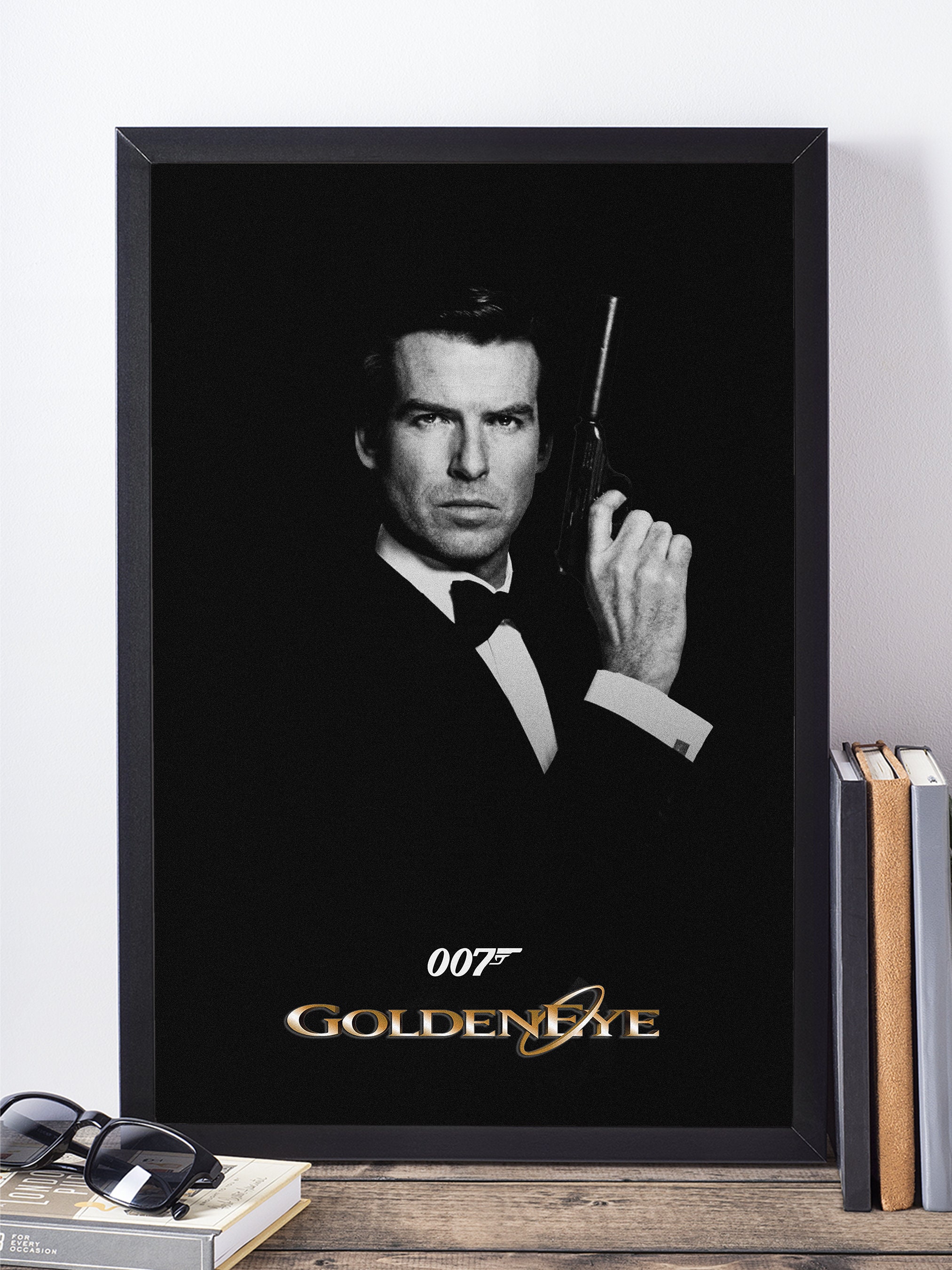 James Bond Poster, Pierce Brosnan, Movie Poster, Film Poster, Wall Art ...