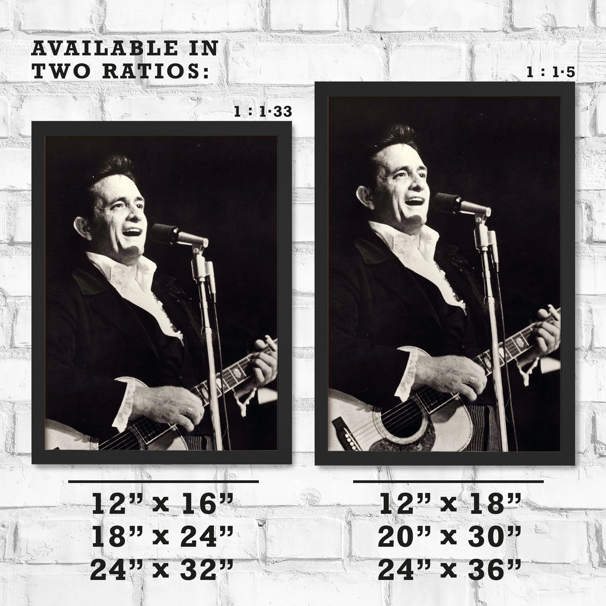 Johnny Cash Poster Music Poster Wall Art Home Decor Poster