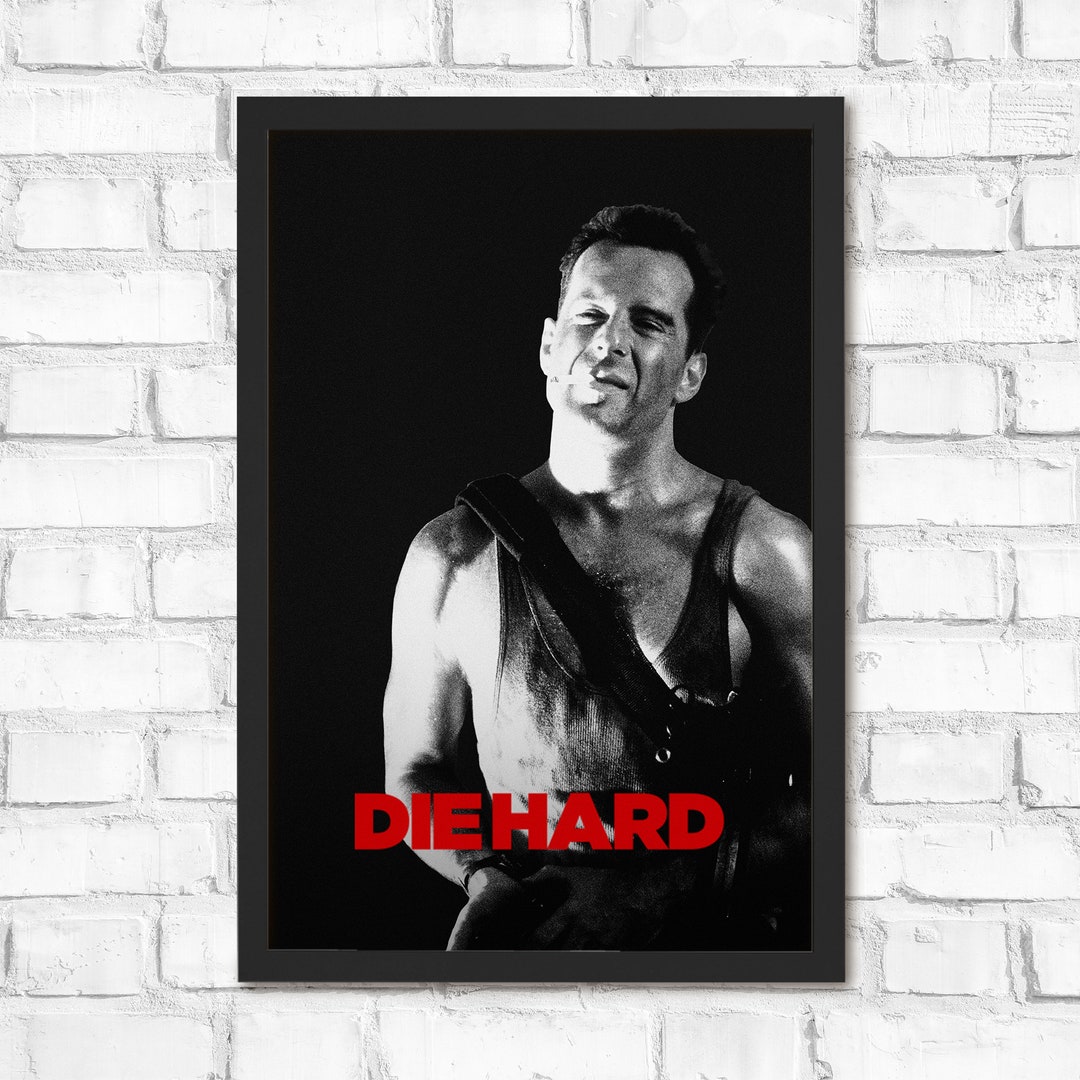 Die Hard Poster, John Mcclane, Movie Poster, Film Poster, Wall Art ...