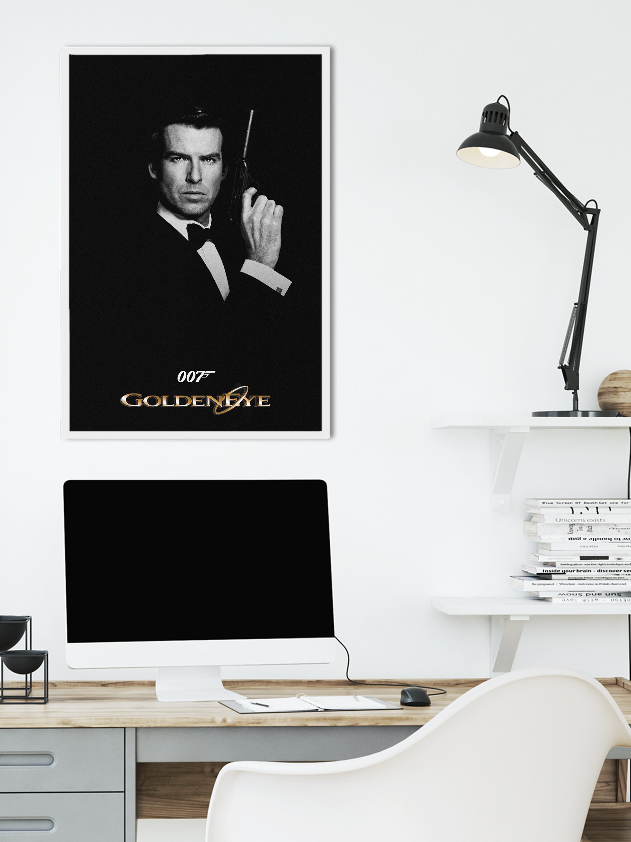 James Bond Poster, Pierce Brosnan, Movie Poster, Film Poster, Wall Art ...