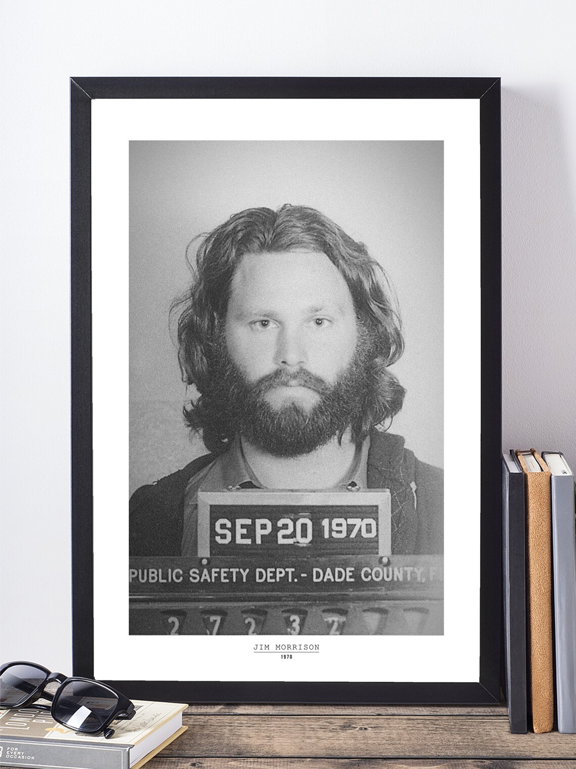 Jim Morrison Poster, Mugshot, Celebrity Mugshot, Famous People, Wall ...