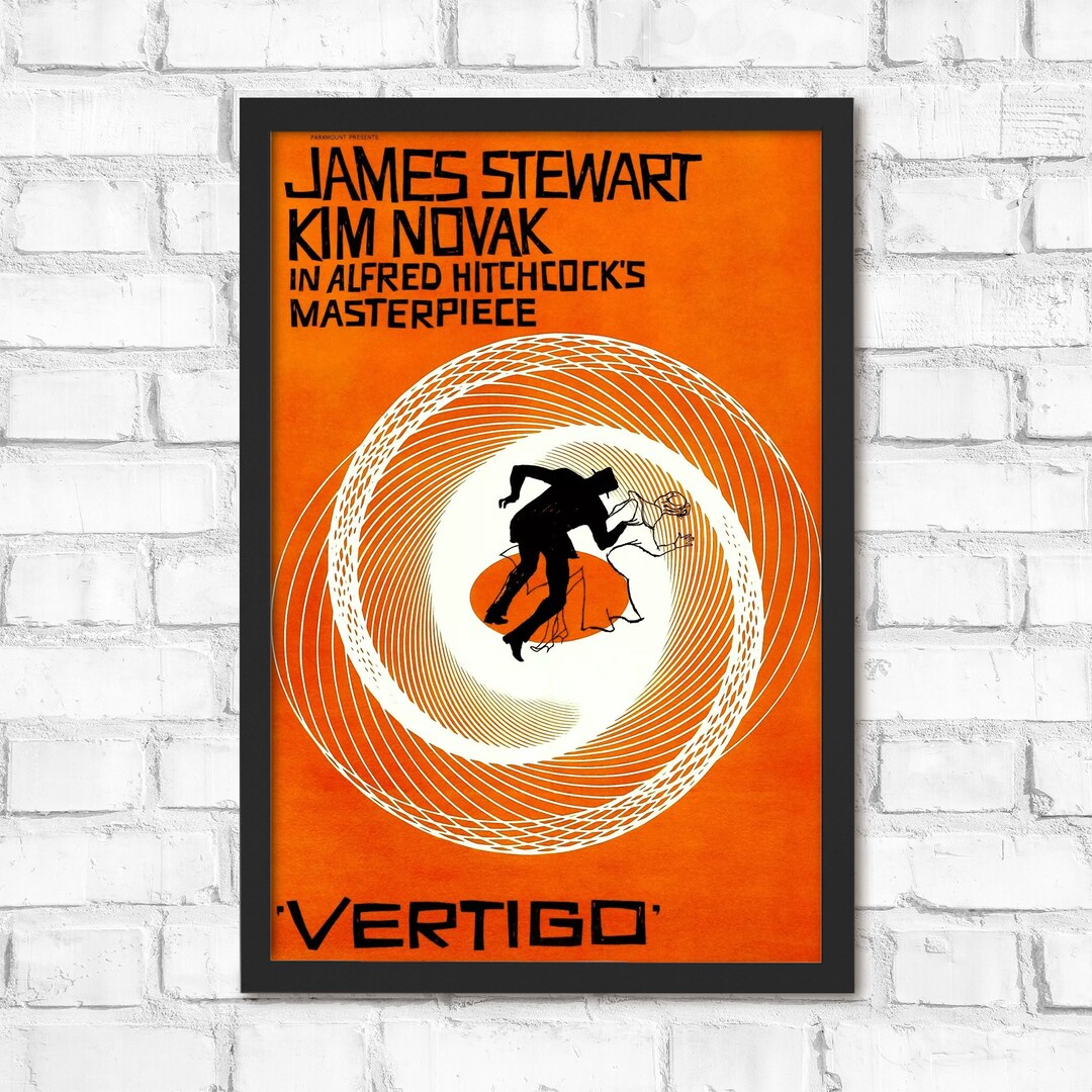 Original Vertigo Poster, Movie Poster, Film Poster, Wall Art, Home ...