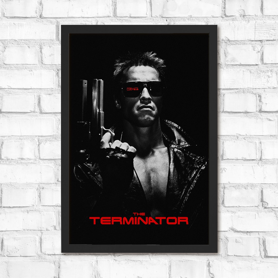 The Terminator Poster, Movie Poster, Film Poster, Wall Art, Home Decor ...