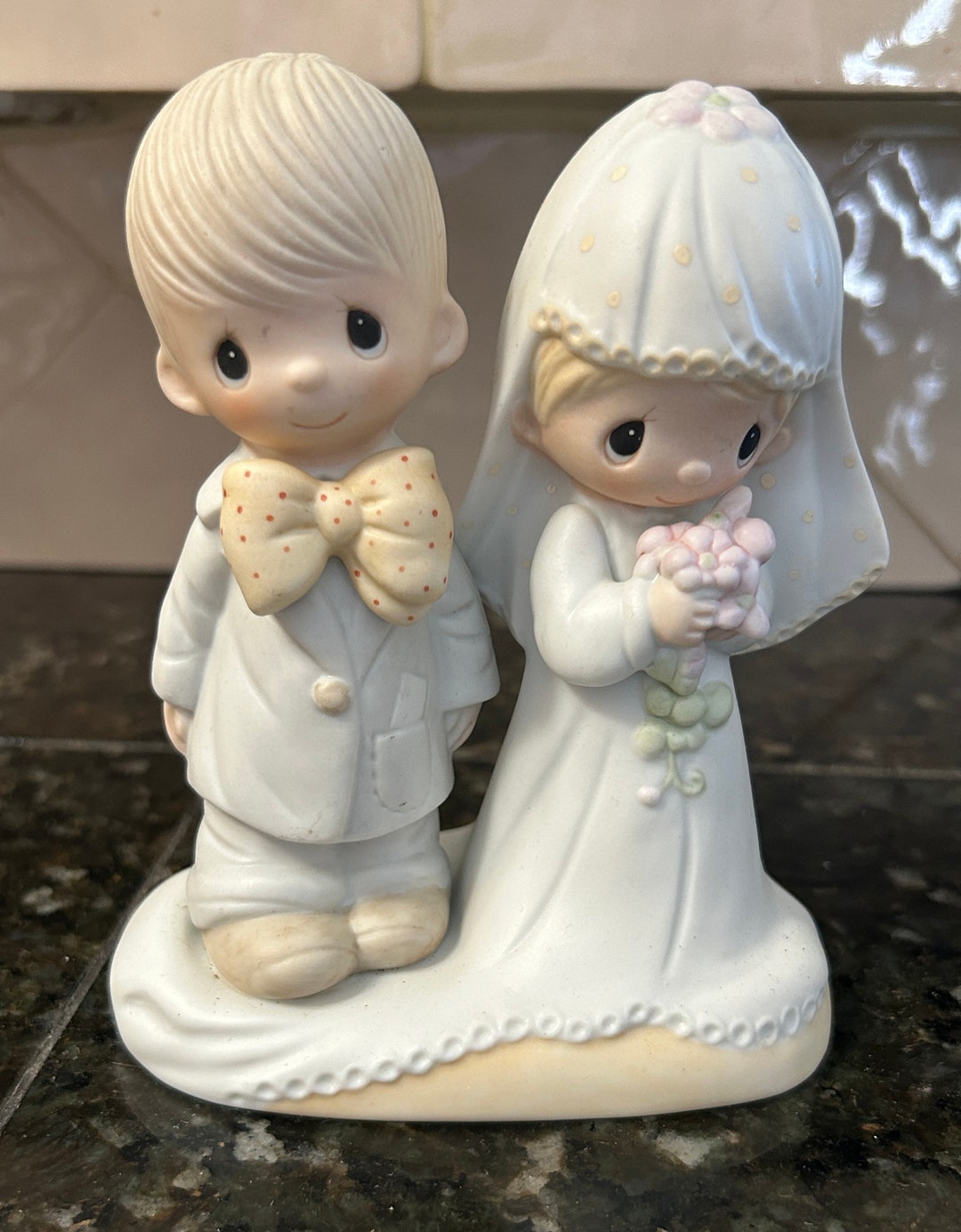 Vintage Precious Moments Figurine the Lord Bless and Keep You - Etsy