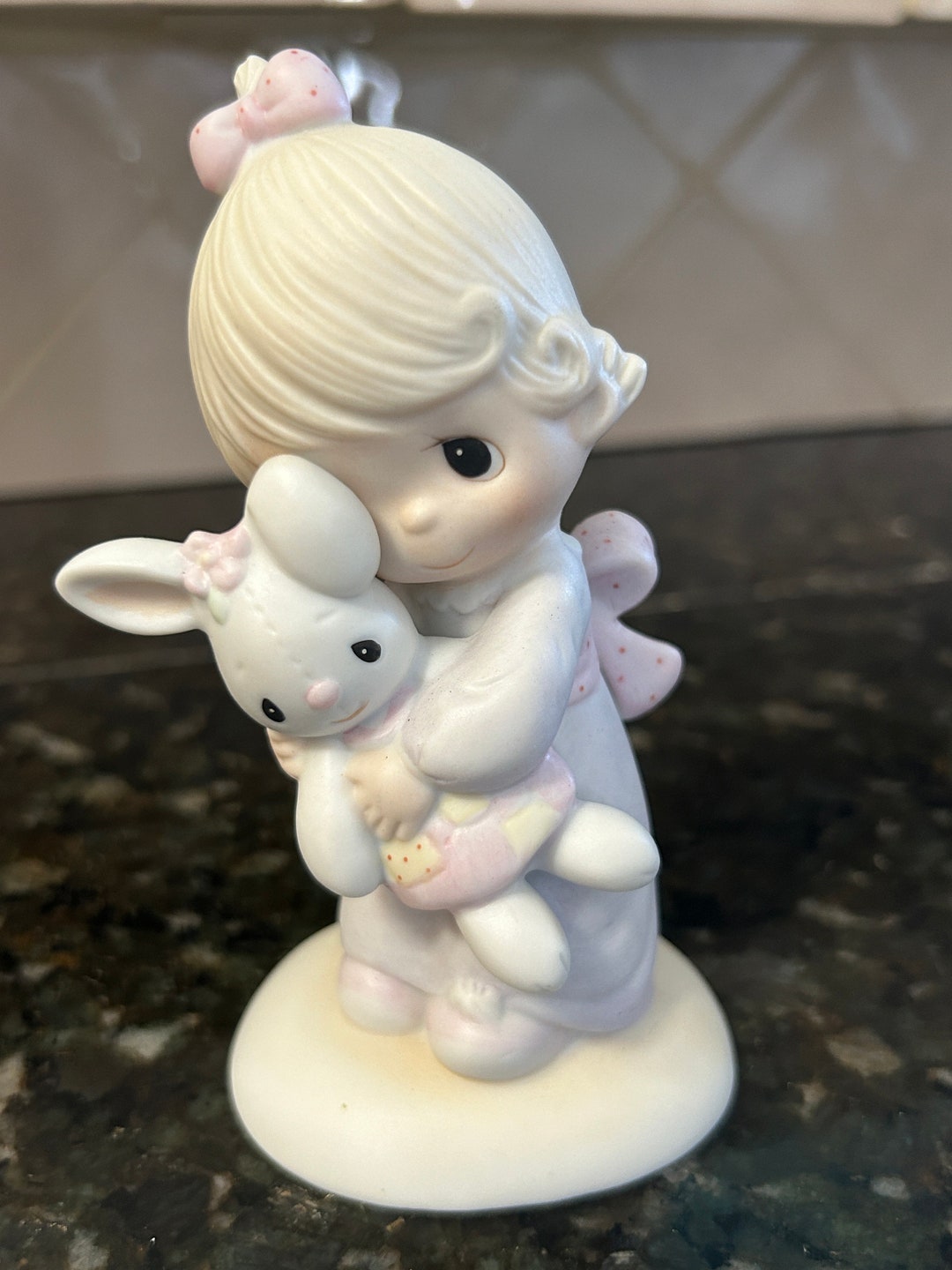 Vintage Precious Moments Figurine jesus Loves Me - Etsy