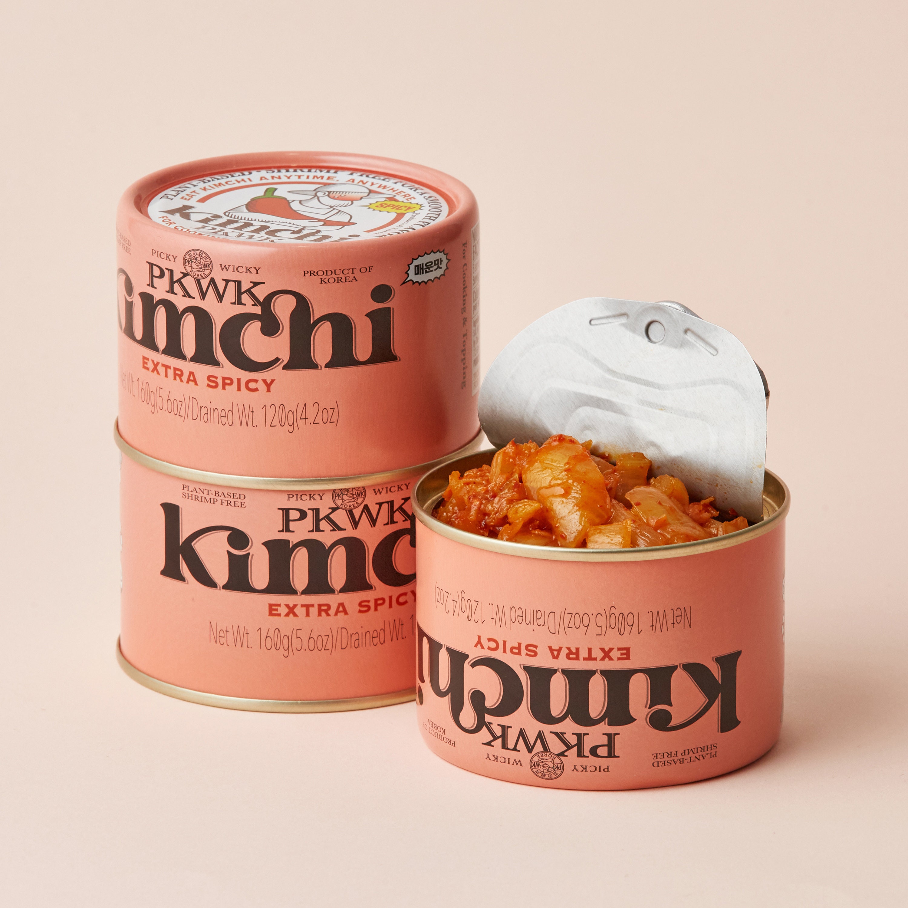 6 Can Pack of BTS Kimchi, Vegan Kimchi Made in Korea 6 Serving per Can ...