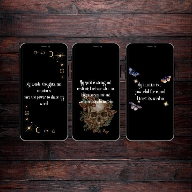 10 Phone Wallpapers for Manifesting - Etsy