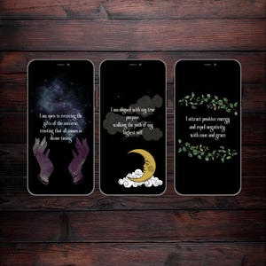 10 Phone Wallpapers for Manifesting - Etsy