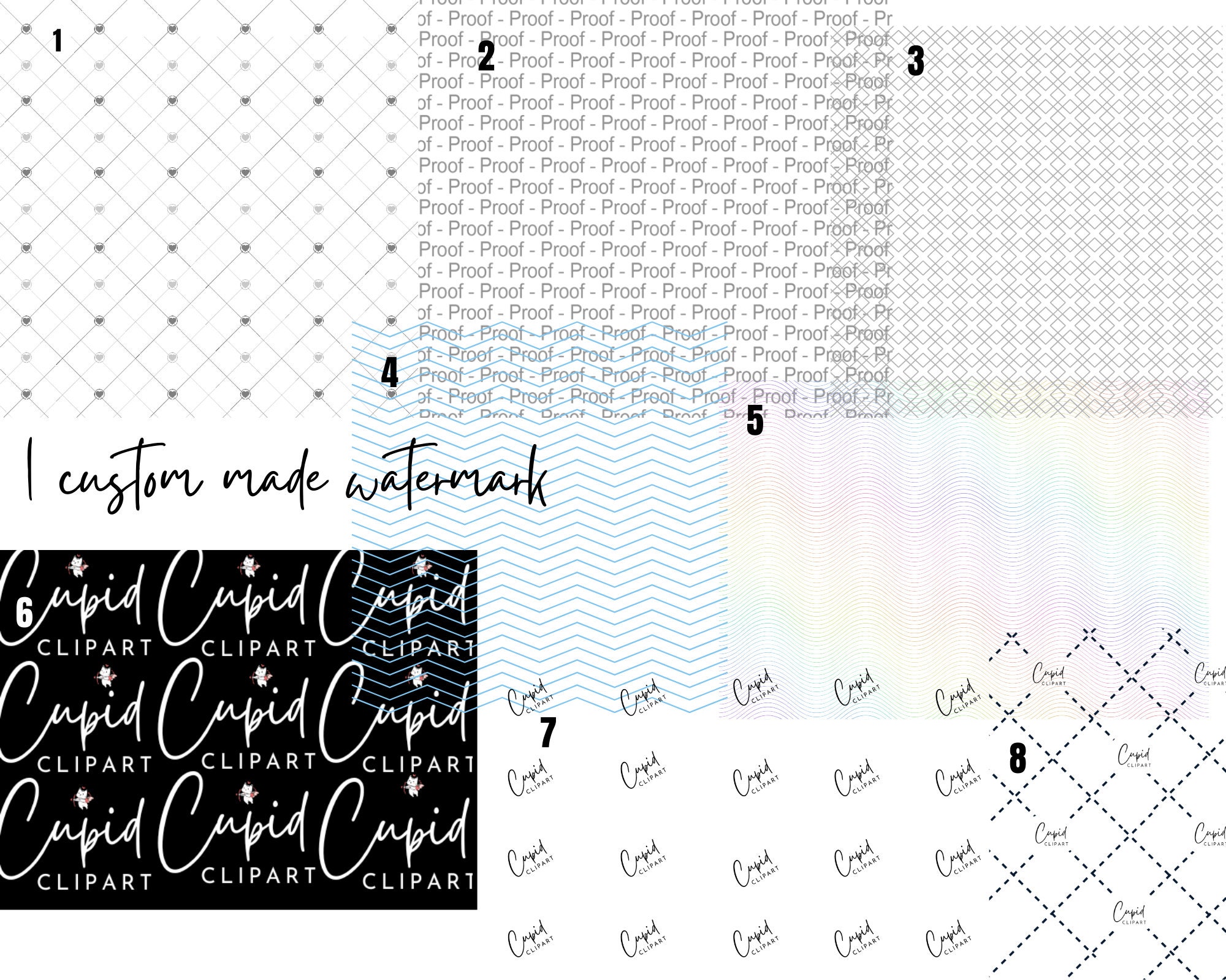 Custom Logo Watermark, Watermark Logo, Custom Proof PNG, Photo Overlay ...