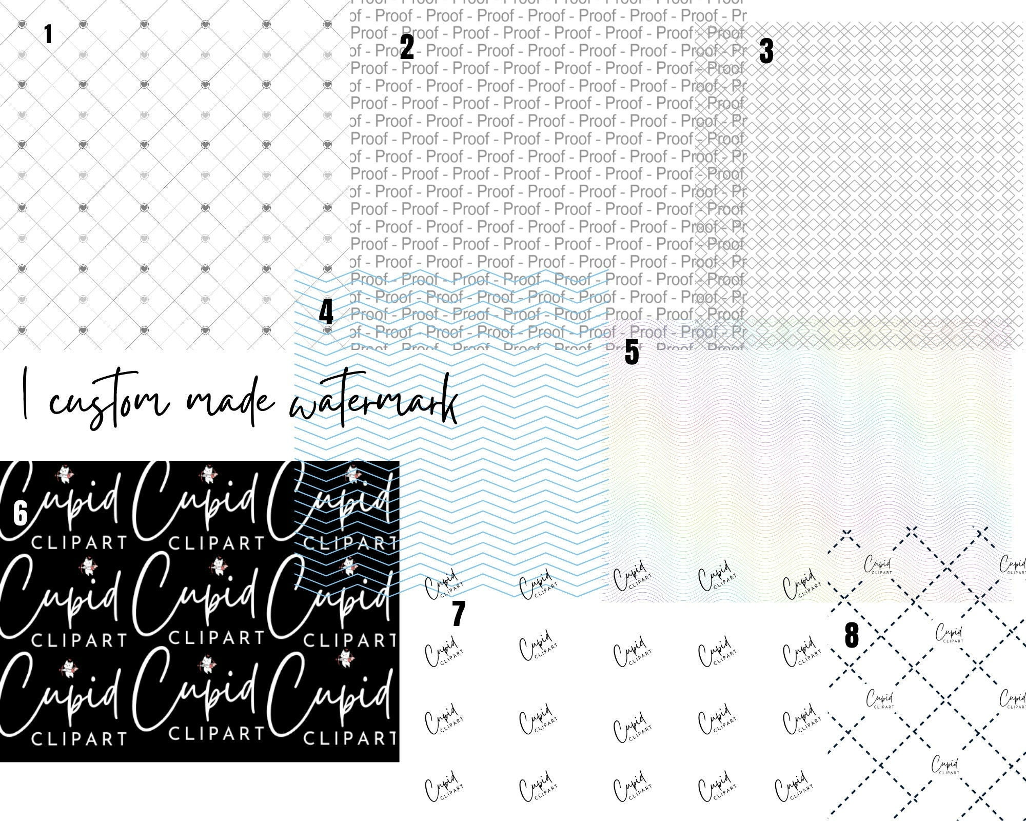 Custom Logo Watermark, Watermark Logo, Custom Proof PNG, Photo Overlay ...