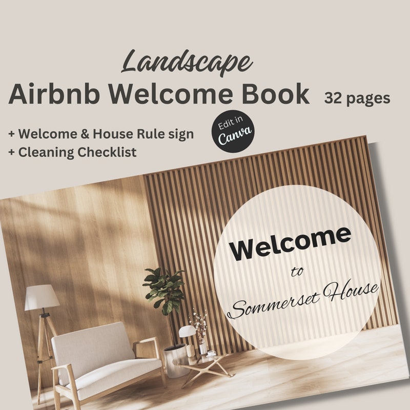 Air Bnb Welcome Book - Etsy