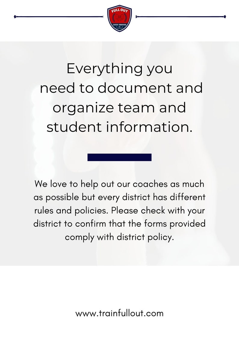 The Ultimate Cheerleading Coaches Guide to Documentation - Etsy